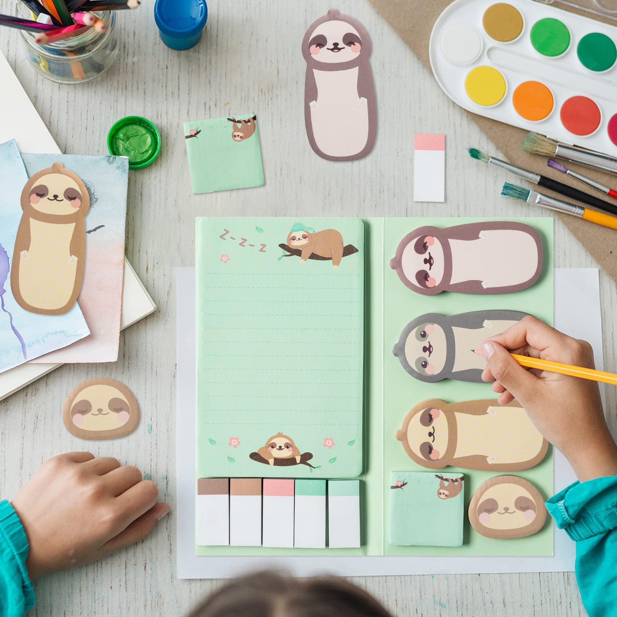 Snapklik.com : I Just Really Like Sloths Sticky Notes Set, 550 Sheets ...