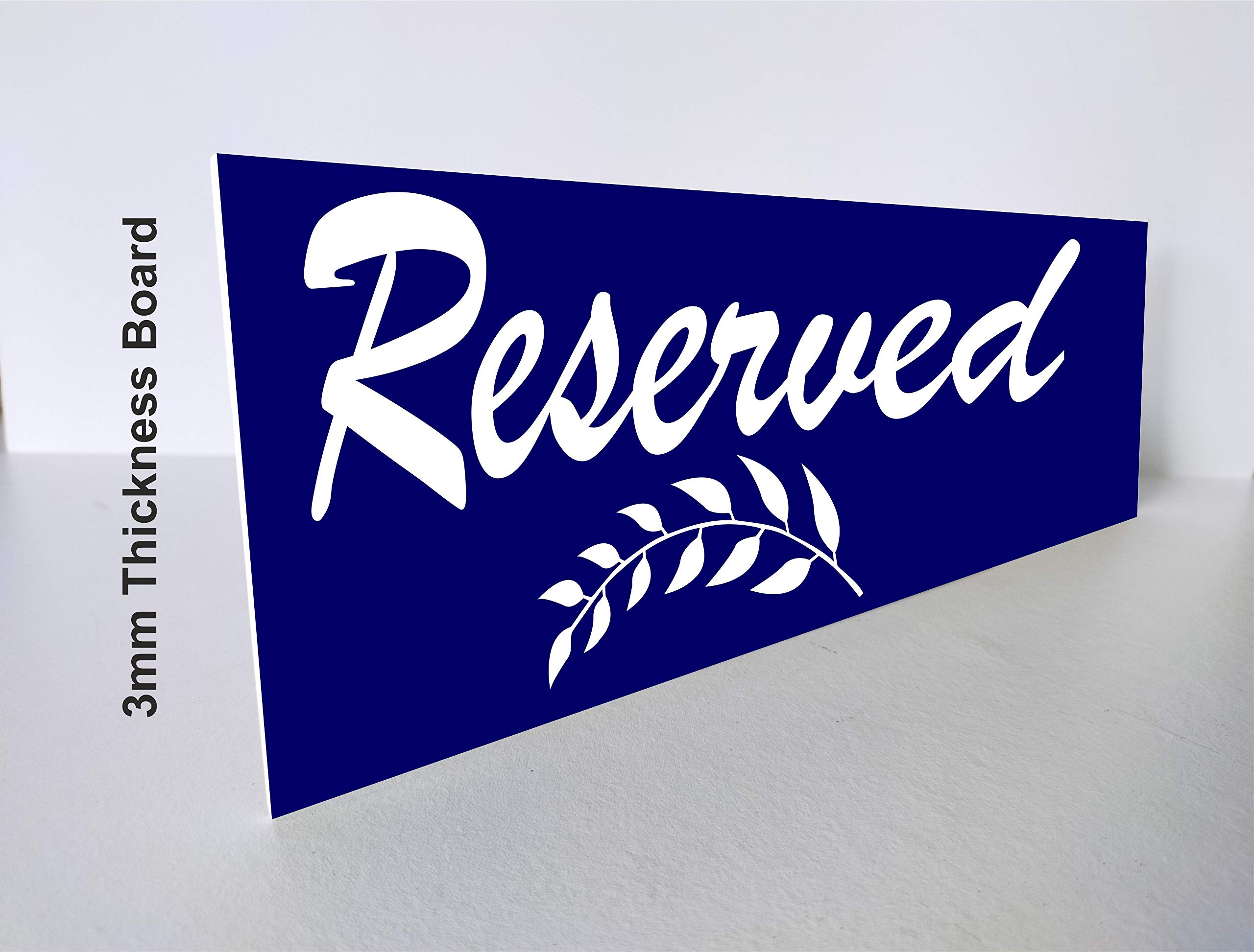 Buy SIGN EVER Reserved Signage Board For Office Restaurant Hotel ...