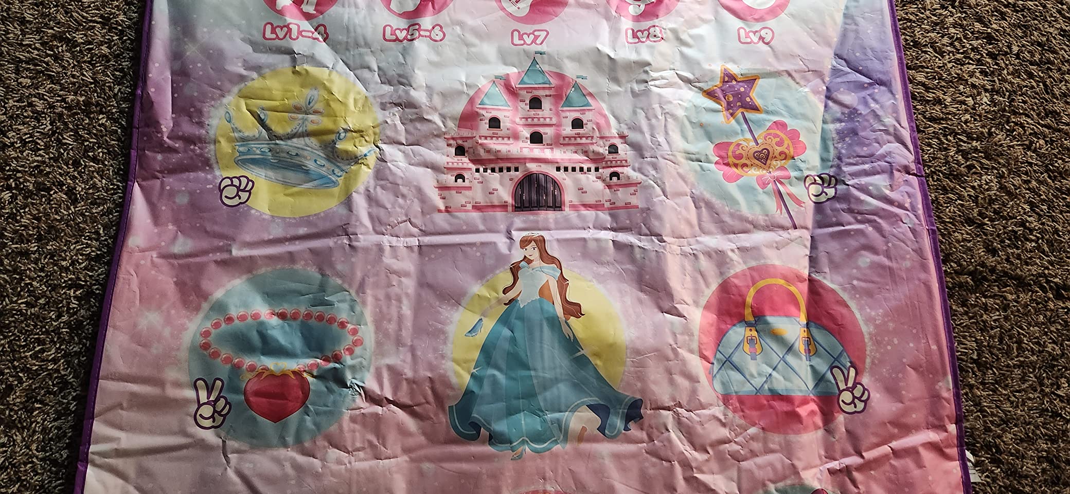 $9/mo - Finance BAZADER Dance Mat for Kids Ages 3-12, Princess Themed ...