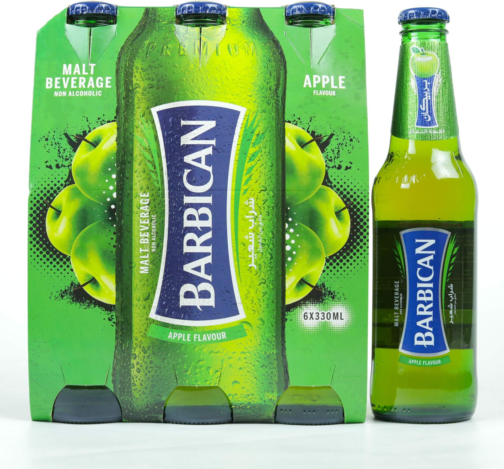 Amazon.com : Barbican Apple Flavor Malt Beverage " Non Alcoholic ...