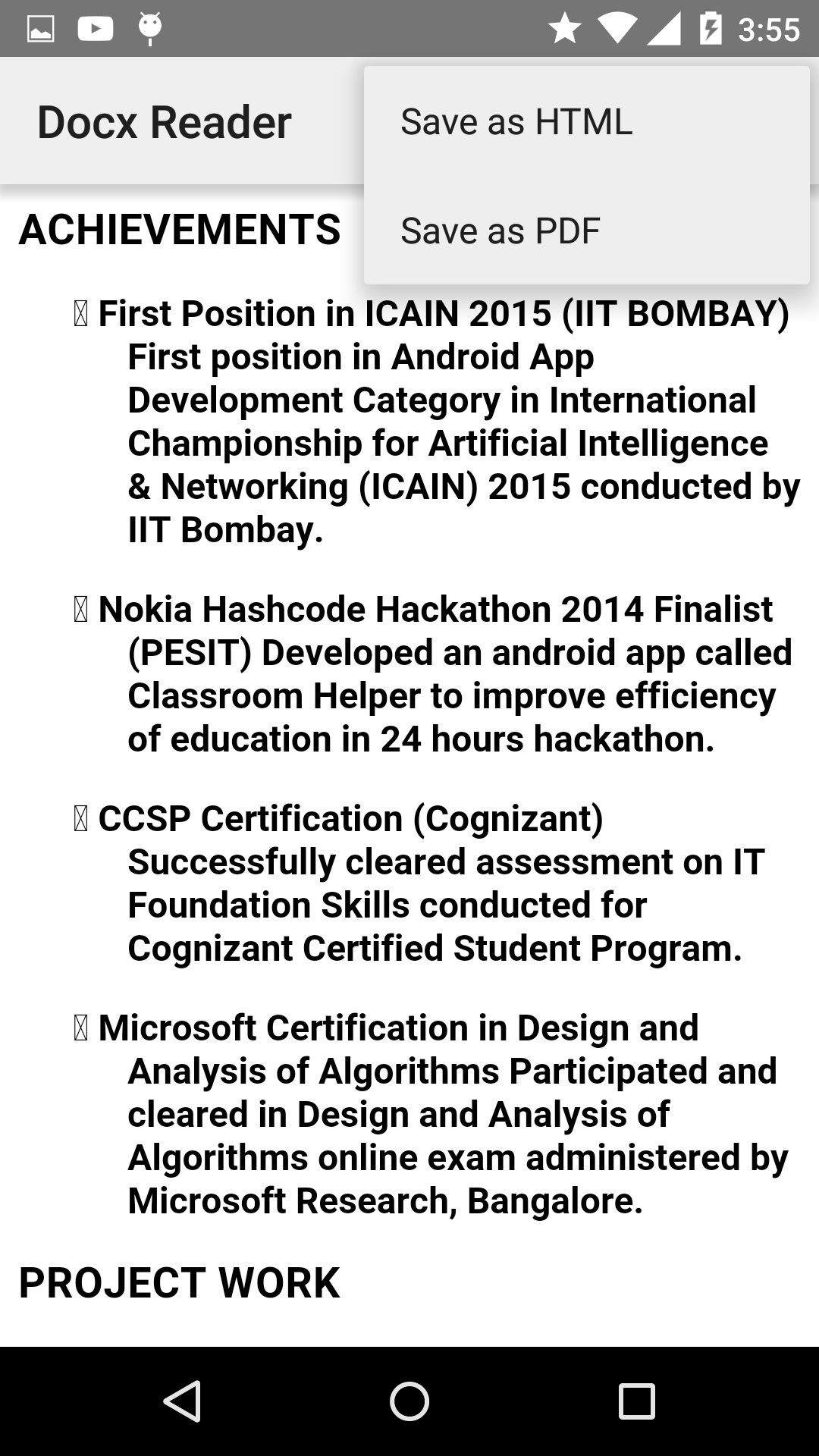 Docx Reader - App on Amazon Appstore