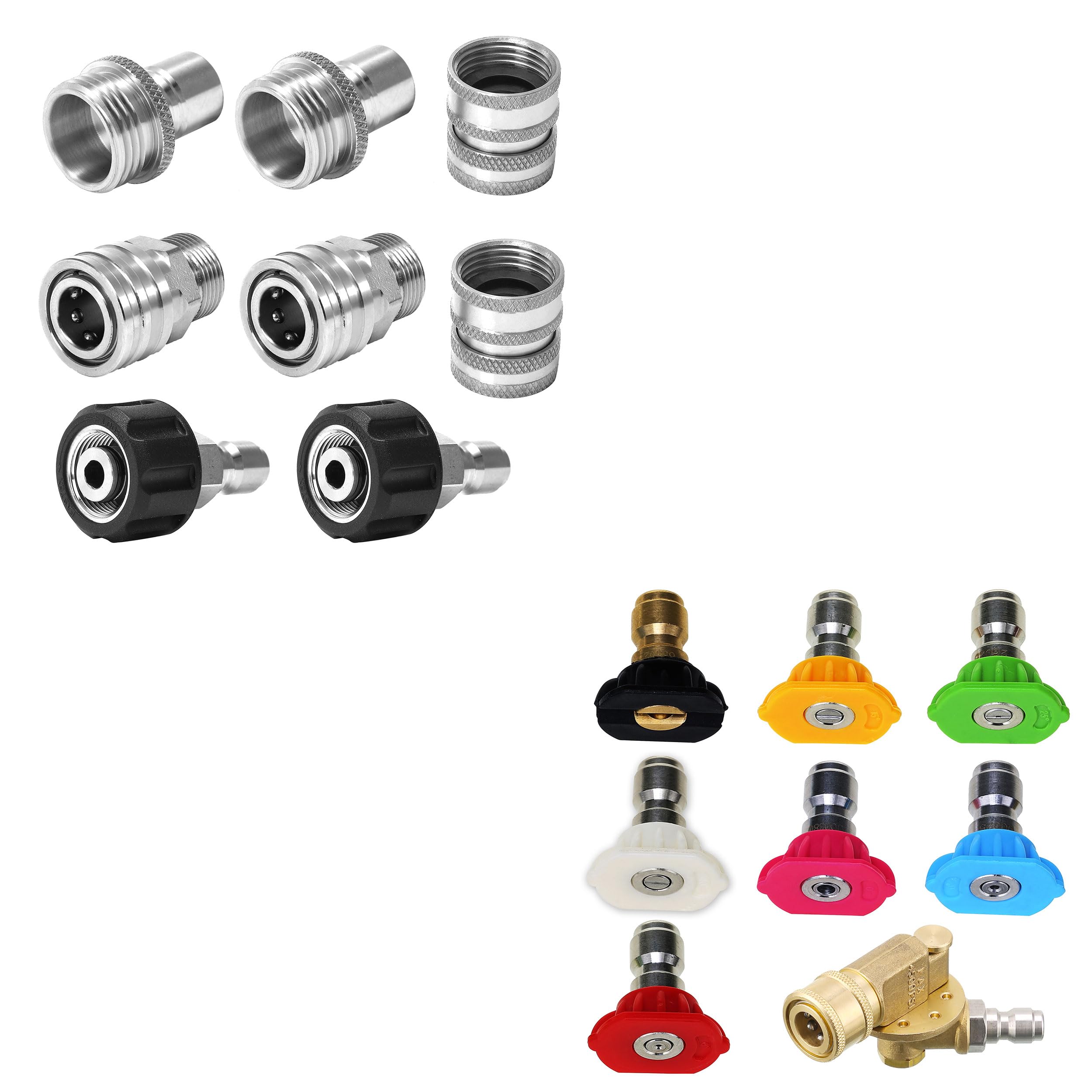 Amazon.com: M MINGLE Ultimate Pressure Washer Adapter Set, Pressure ...