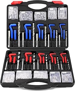 Amazon.com: Helicoil Thread Repair Tool Kit: 320-Piece Metric SAE Heli ...