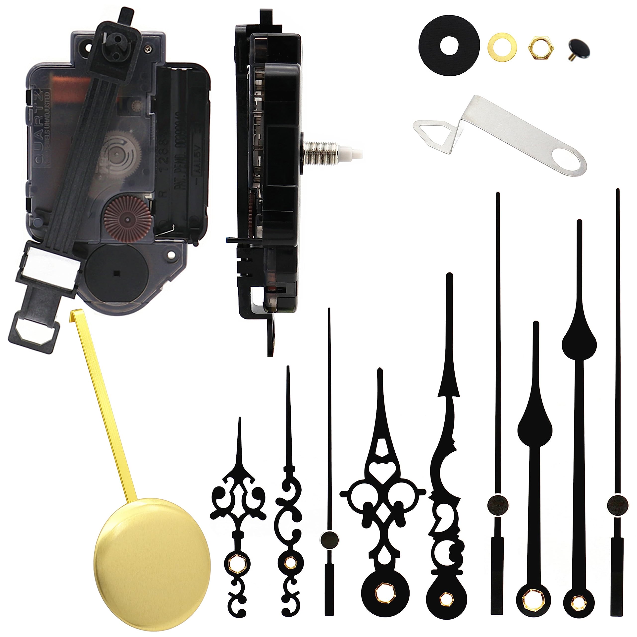 Amazon.com: Youngtown 12888 Quartz Pendulum Clock Movement DIY Movement ...