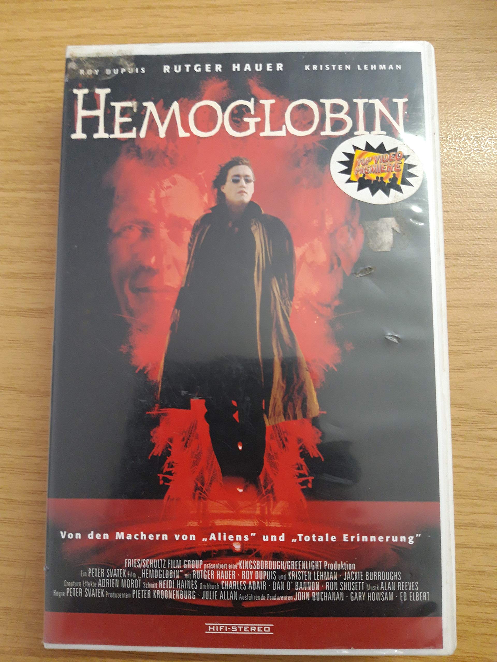 Hemoglobin: Amazon.co.uk: Hauer, Rutger, Dupuis, Roy, Burroughs, Jackie ...