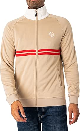 Sergio Tacchini Dallas Track Top Jacket - Humus/Gardenia, Beige, 3XL ...