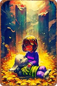 Amazon.com : KIVYYB Undertale Game Poster Metal Plaque Tin Sign,Vintage ...