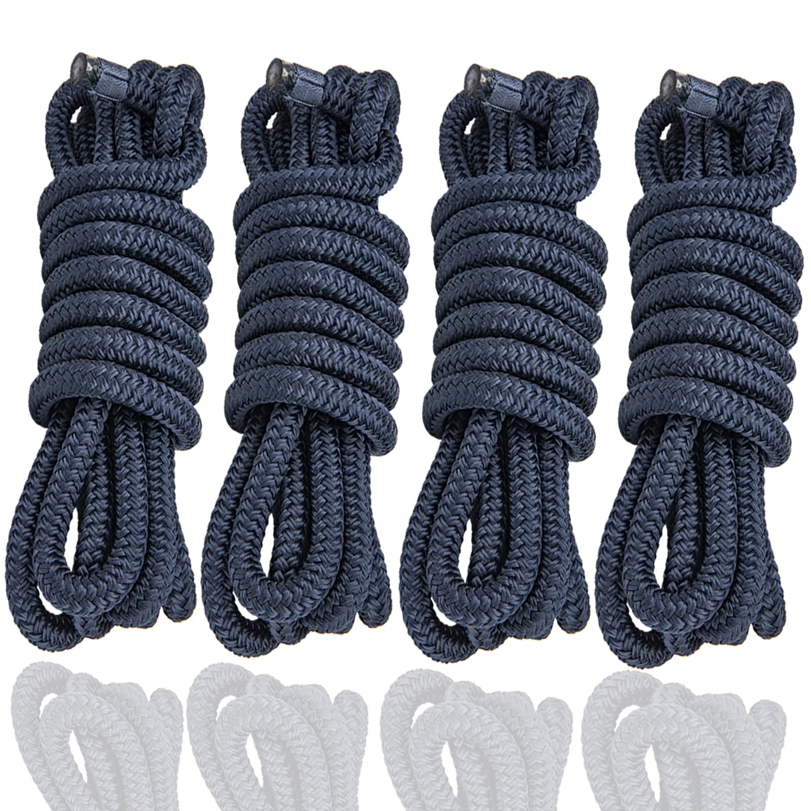 Amazon.com: Dock Lines for Boats 1/2 Inch,Boat Ropes for Docking 1/2”X ...