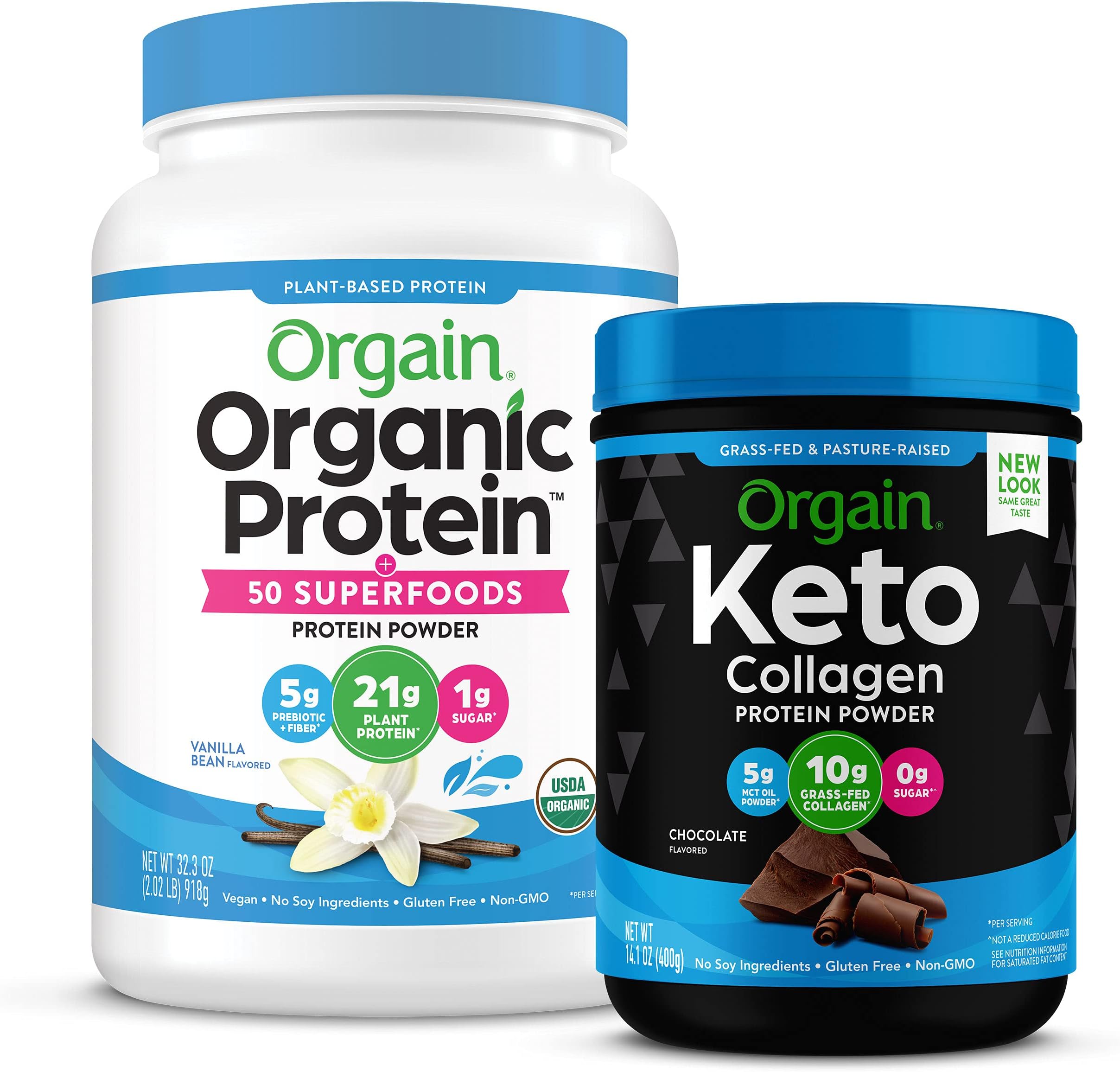 Amazon.com : Orgain Keto Collagen Protein Powder, Chocolate (0.88lb ...