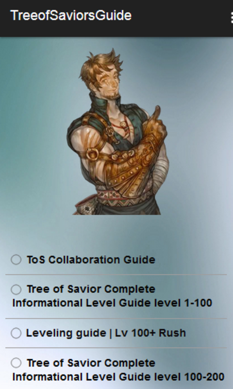 Aplicación Tree of Saviors Guide en Amazon Appstore