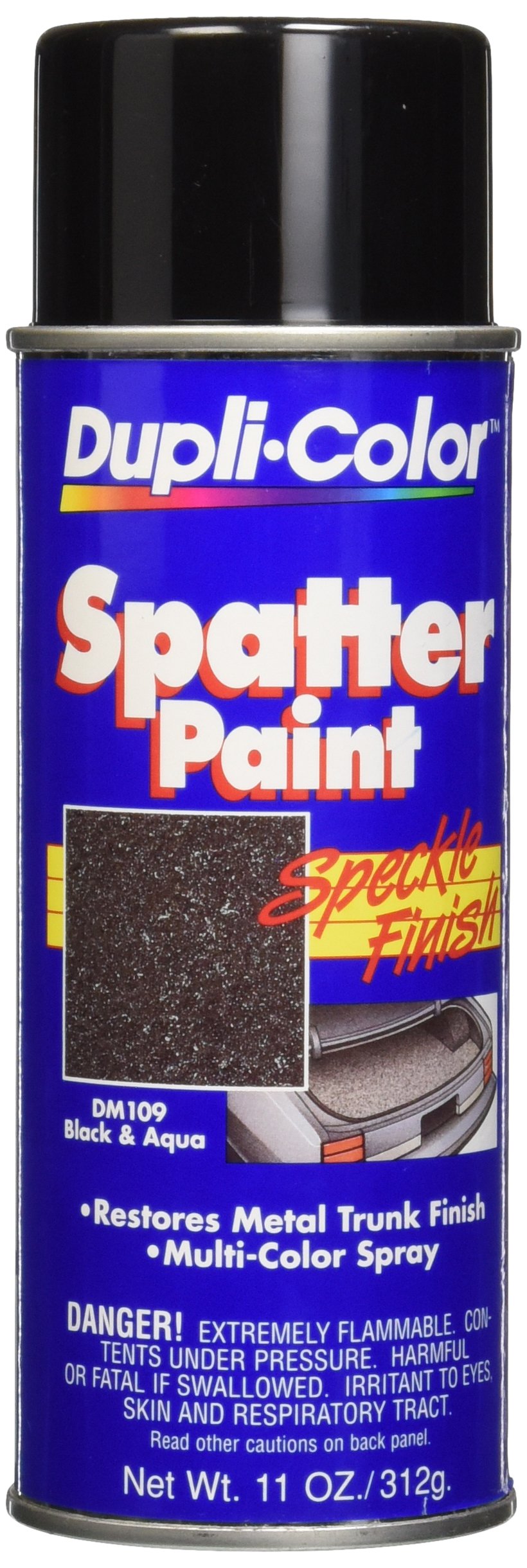 Snapklik.com : Dupli-Color DM109 Black And Aqua Spatter Trunk Paint
