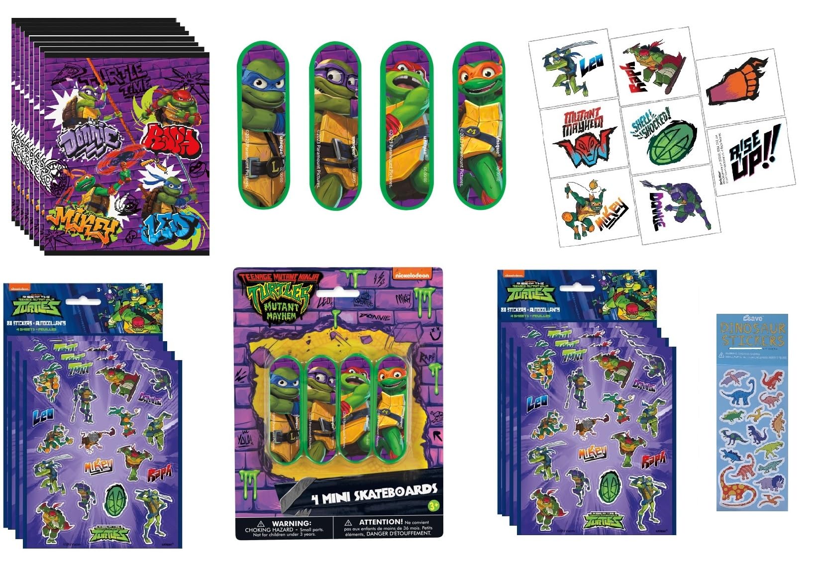 Amazon.com: Unique TMNT Teenage Ninja Turtles Birthday Party Supplies ...
