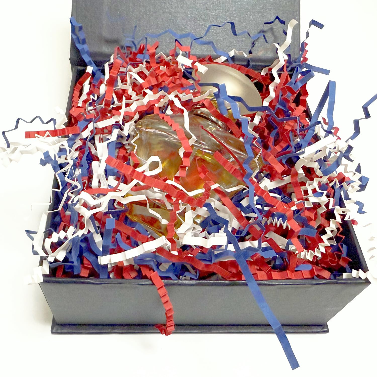 Patriotic Gift Wrapping Crinkle Cut Paper Shred - 1 LB Red White Blue ...