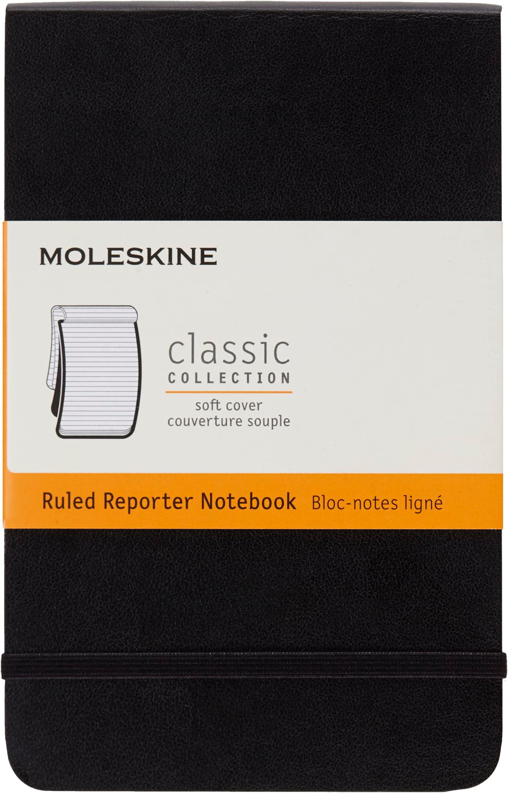 Moleskine Classic Ruled Paper Notebook - Soft Cover and Elastic ...