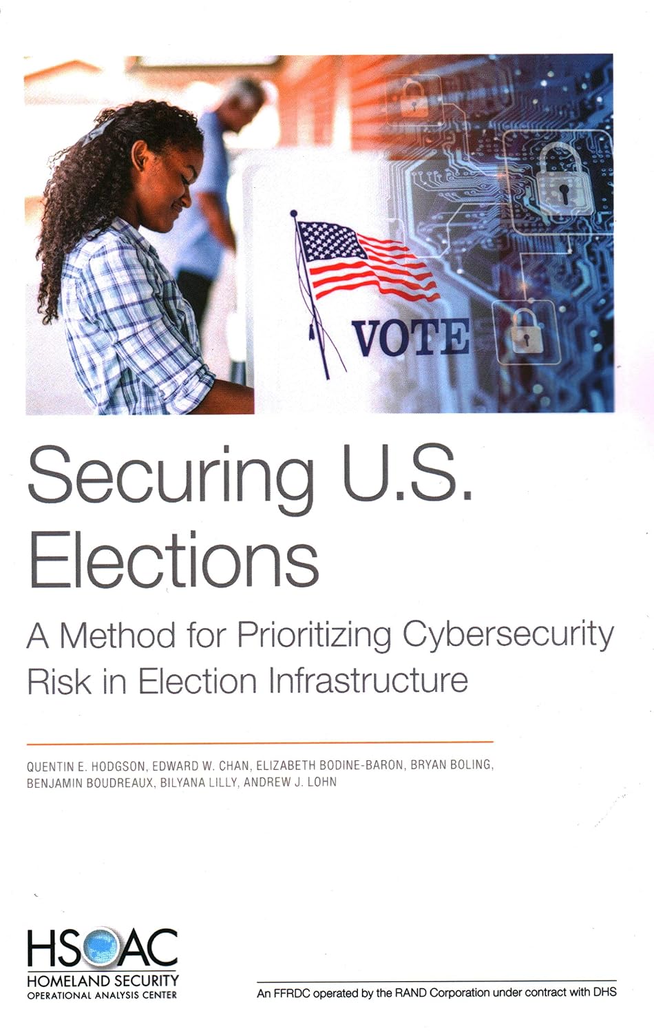 Amazon.com: Securing U.S. Elections: A Method for Prioritizing ...