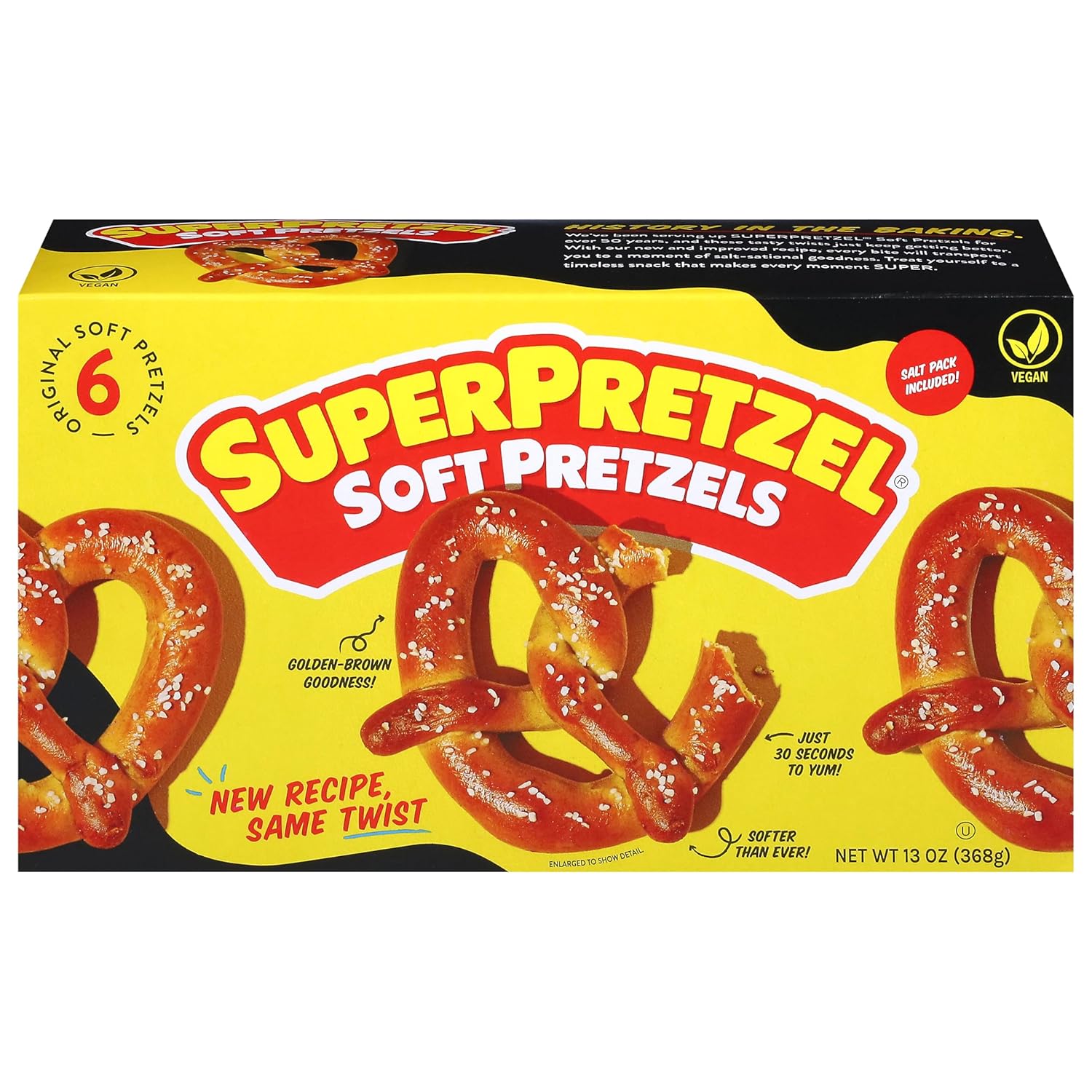 Amazon.com: SuperPretzel, Soft Pretzels, 13 oz : Everything Else