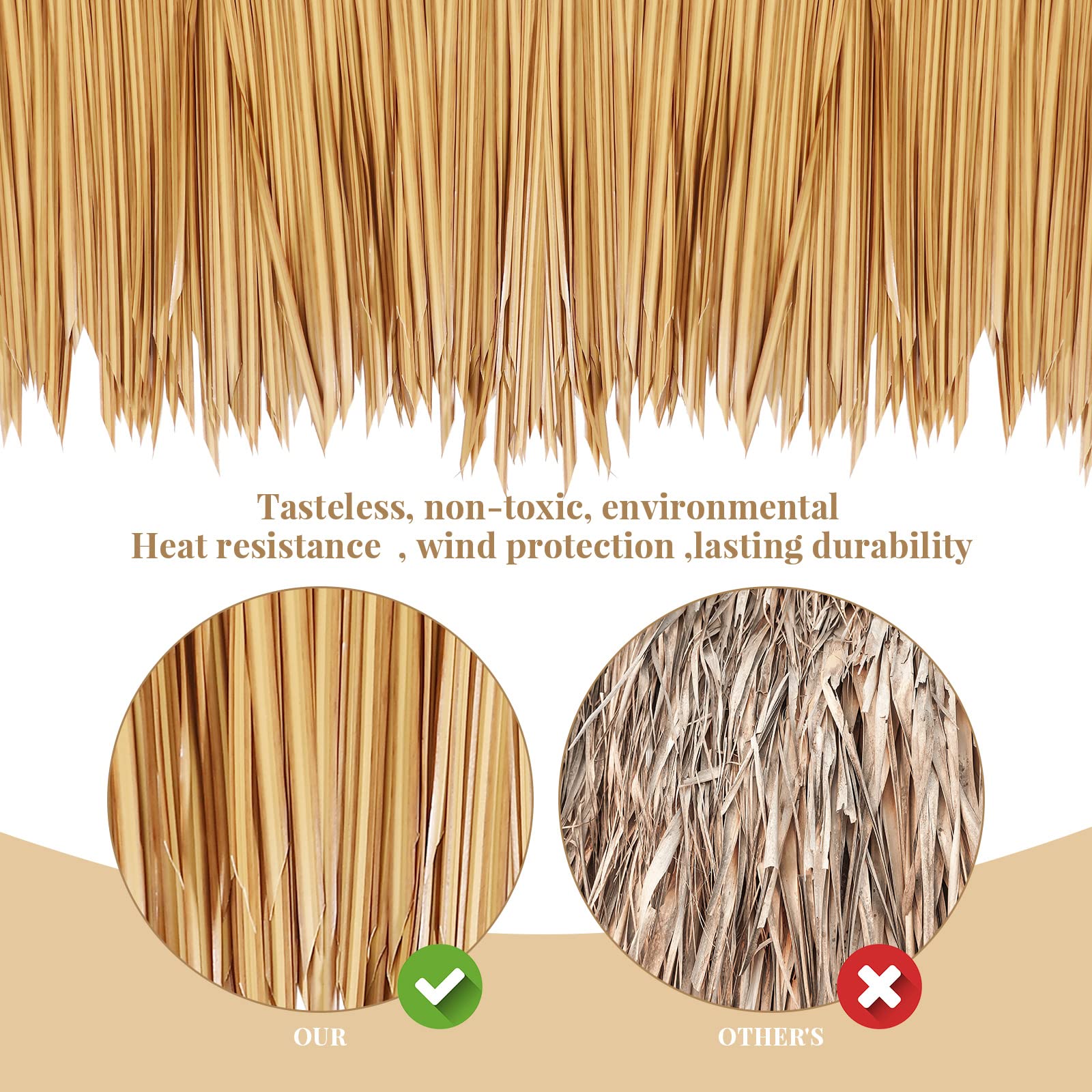 Snapklik.com : Mexican Tiki Hut Grass Skirting Roof Tiki Bar Grass Duck ...