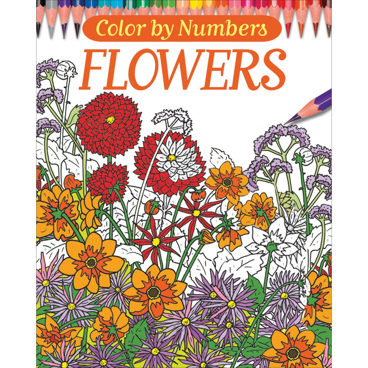 Color By Numbers - Flowers (Chartwell Coloring Books): Lennox, Else ...