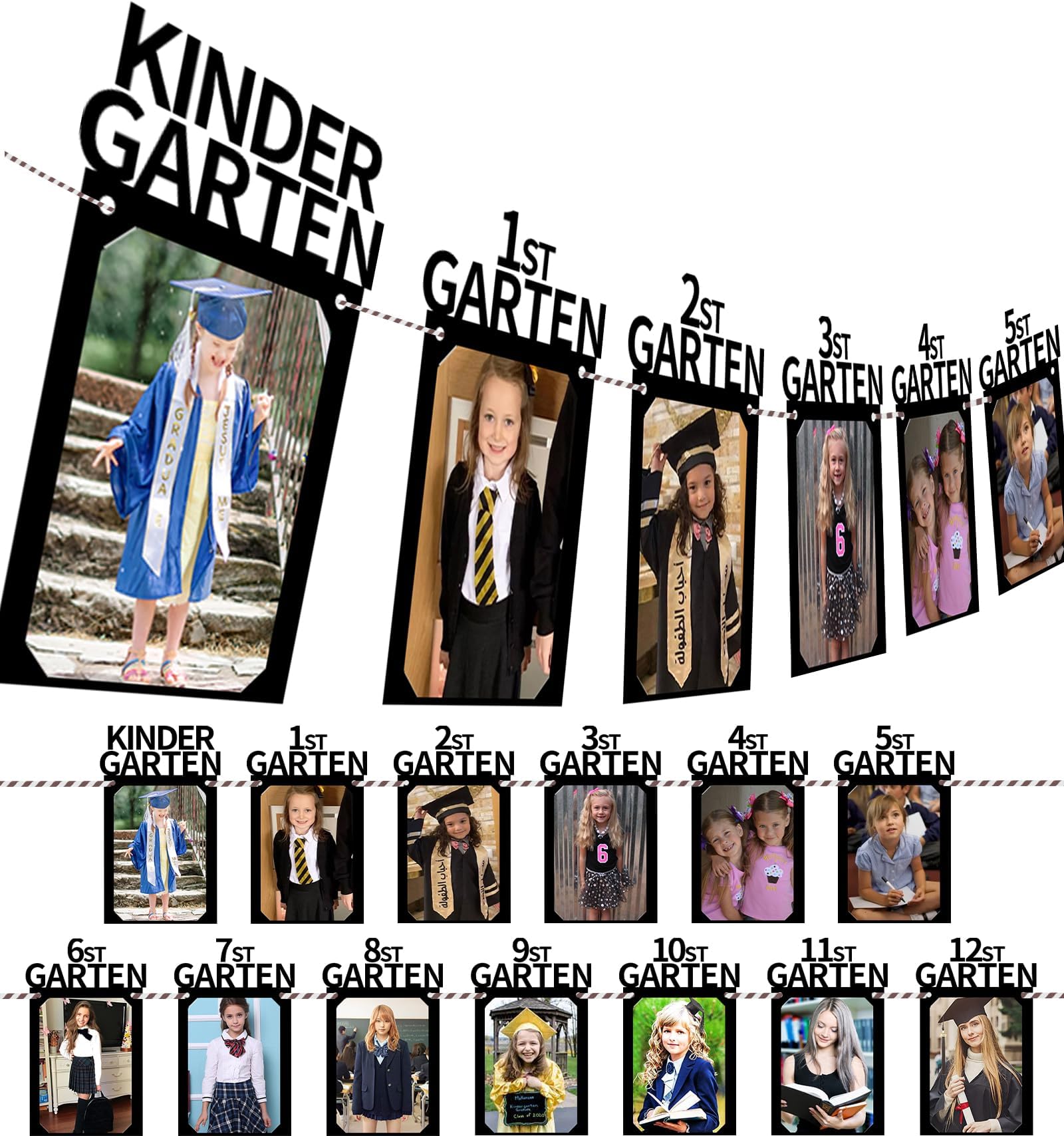 Amazon.com: Graduation Photo Banner, Congrats Grad Banner Sign, 2024 ...