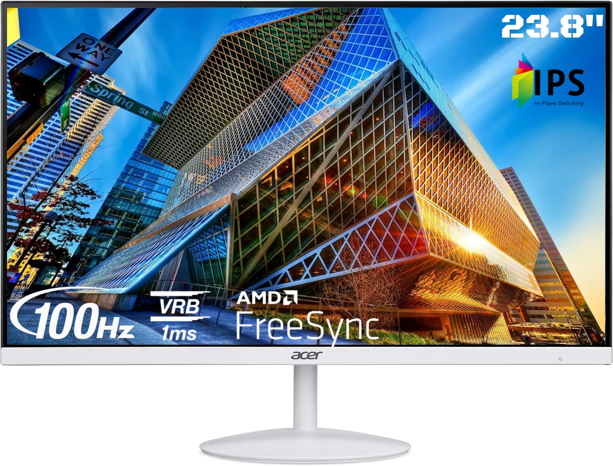 Acer RS272 27 Inch Full HD IPS Ultra-Thin (6.9mm) Backlit LED Monitor I ...