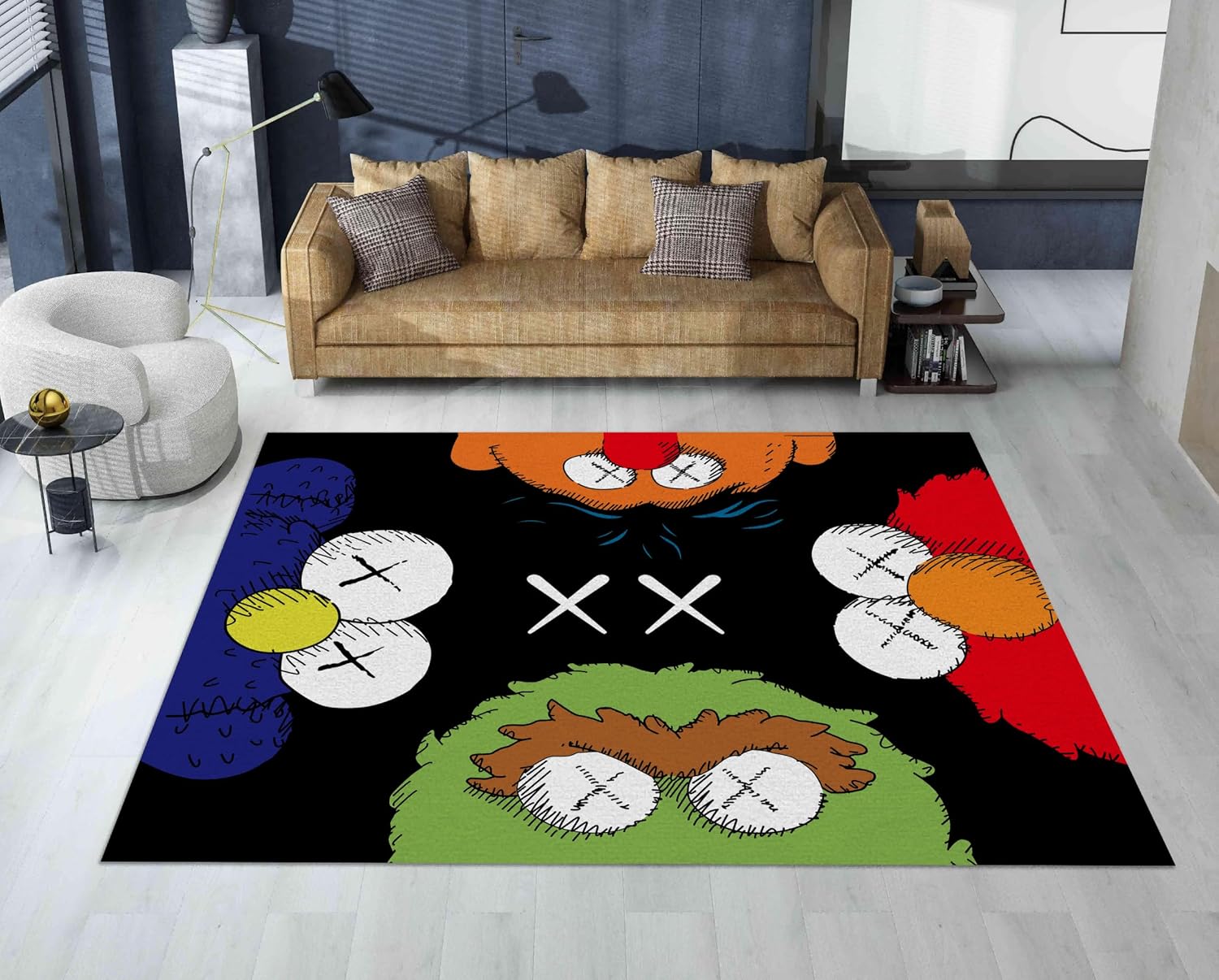 Amazon.com: Hypebeast Area Rug Cartoon Decorative Rug Modern Abstract ...