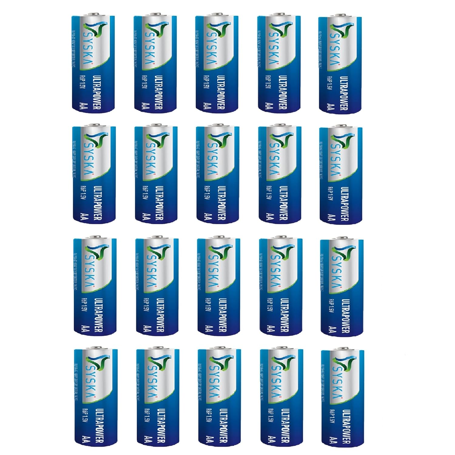 SYSKA ULTRAPOWER AA Pencil Battery (Pack of 20) : Amazon.in: Home & Kitchen
