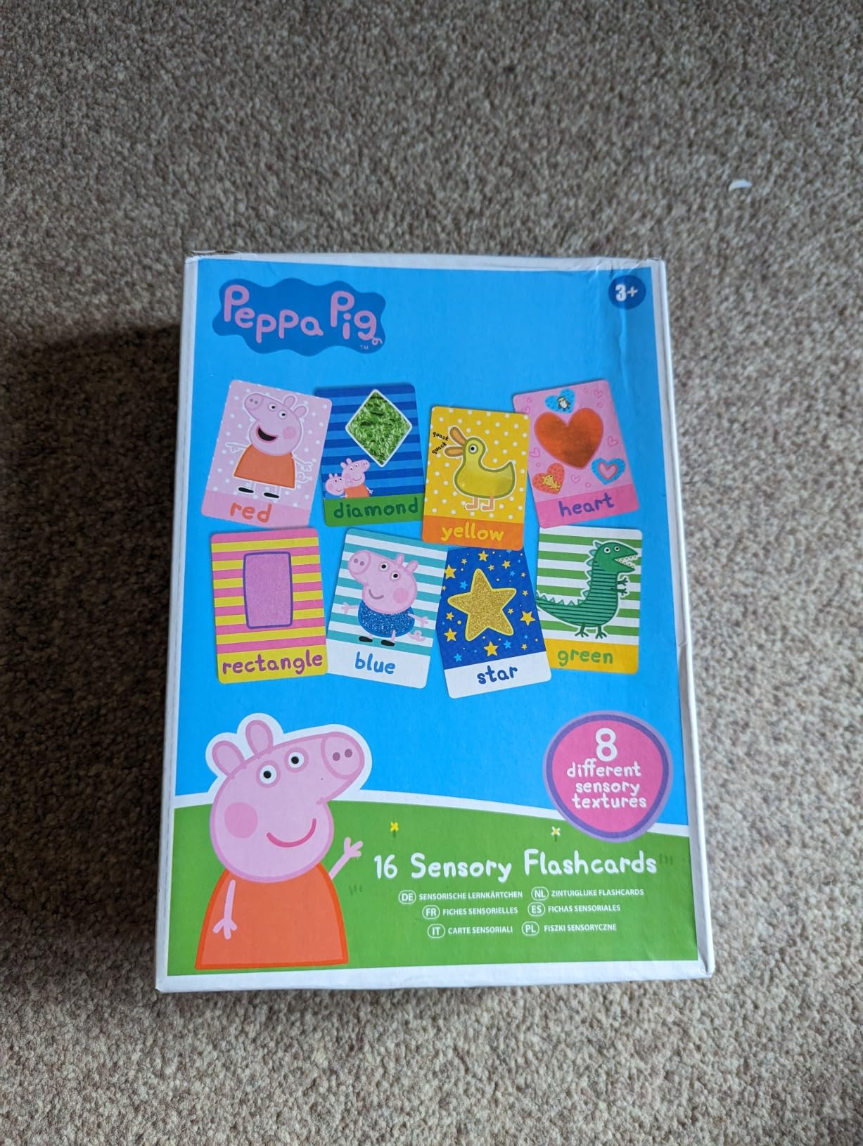abeec Peppa Pig 16 Sensory Flashcards - Baby Sensory Toys For 3 ...