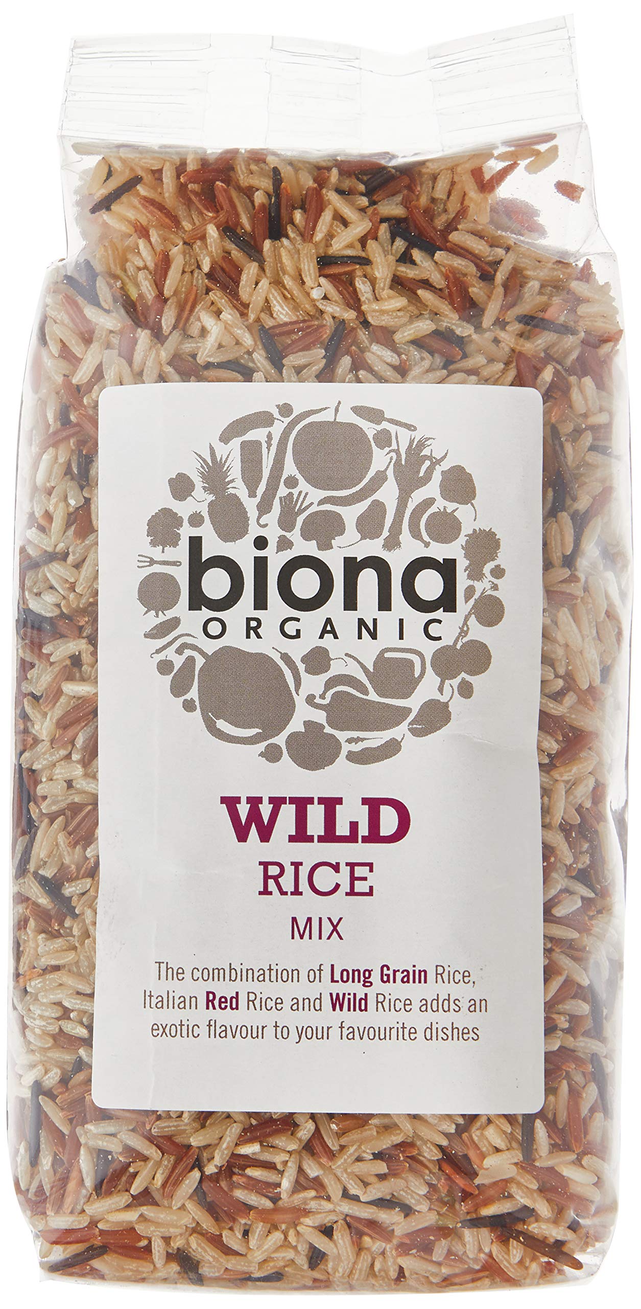 Biona Organic Wild Rice Mix, 500g : Amazon.co.uk: Grocery