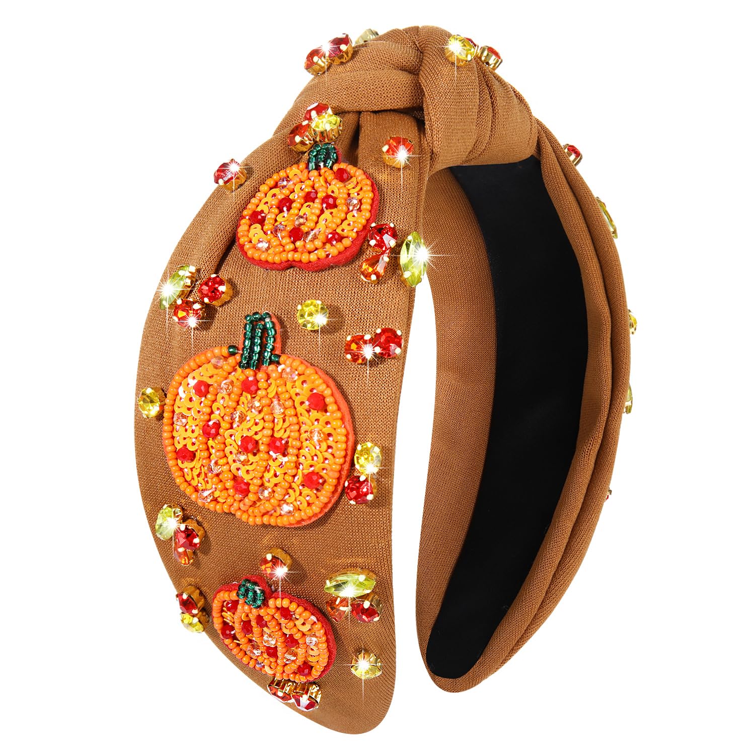 Amazon.com : NVENF Thanksgiving Headband for Women Beaded Turkey Fall ...