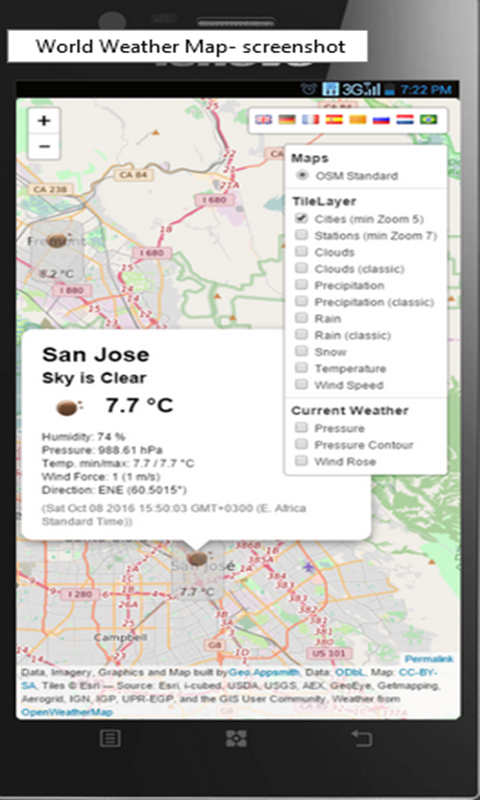 Open Weather Map - App on Amazon Appstore