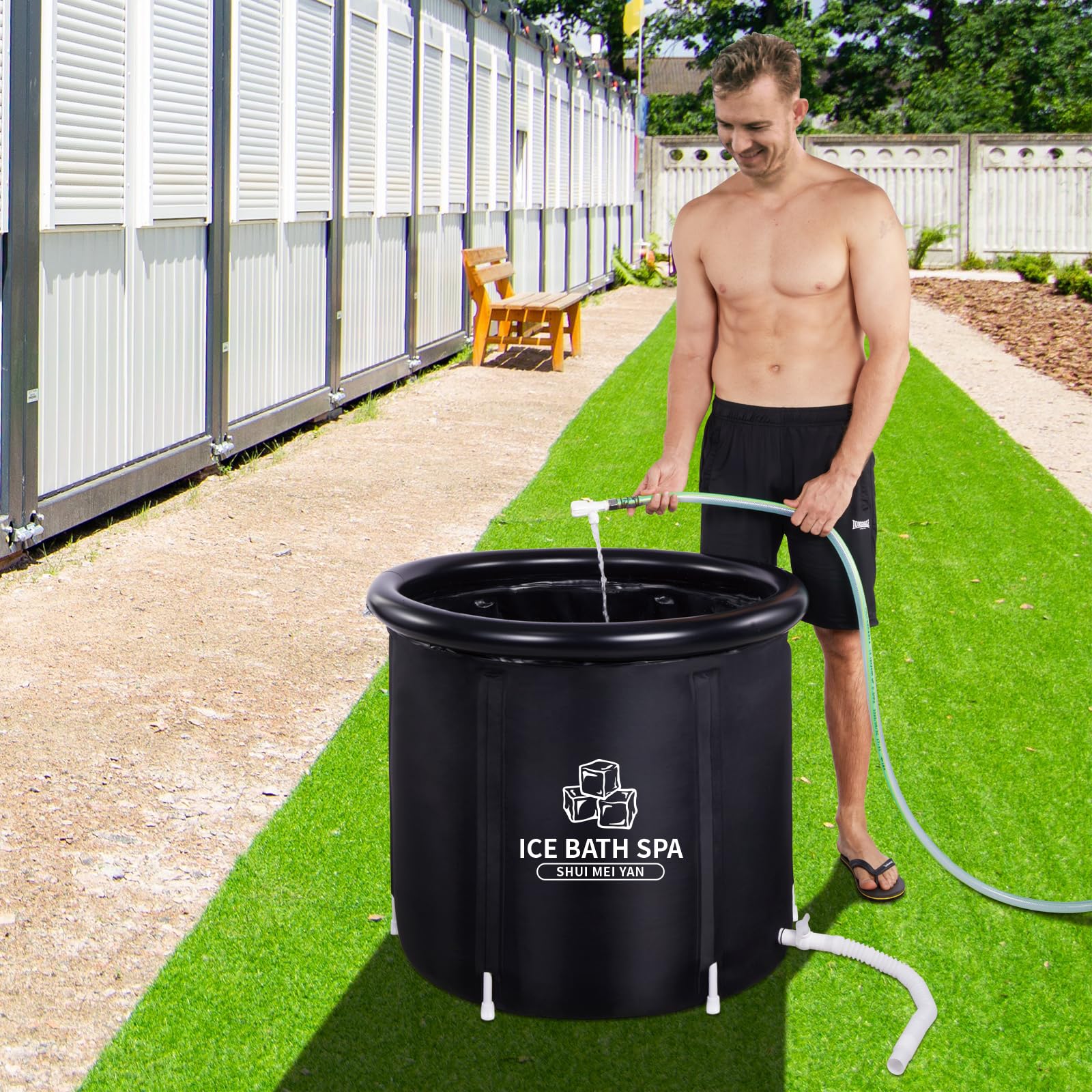 Snapklik.com : SHUIMEIYAN Large Ice Bath Tub For Athletes Outdoor ...