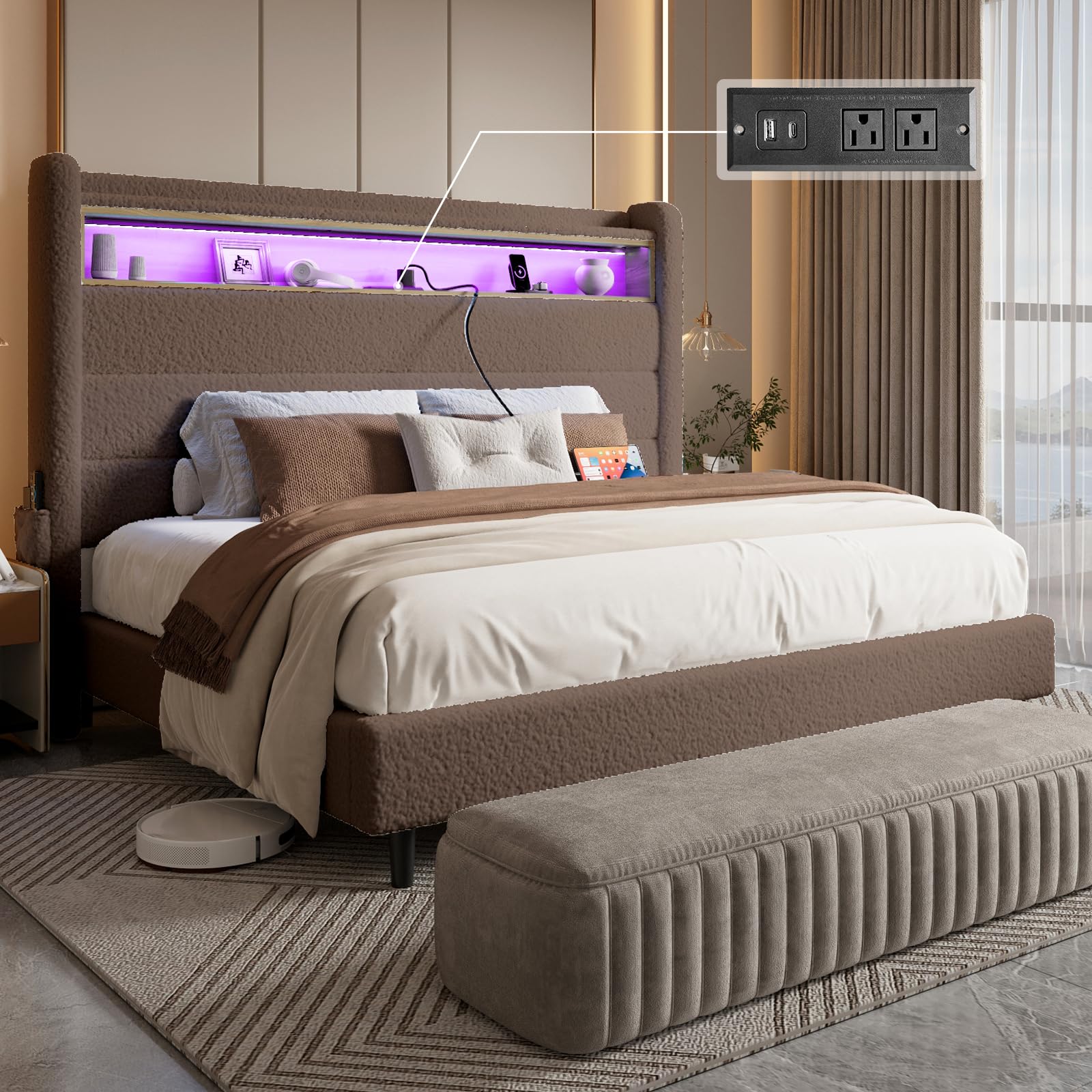 Snapklik.com : Jocisland Full Bed Frame