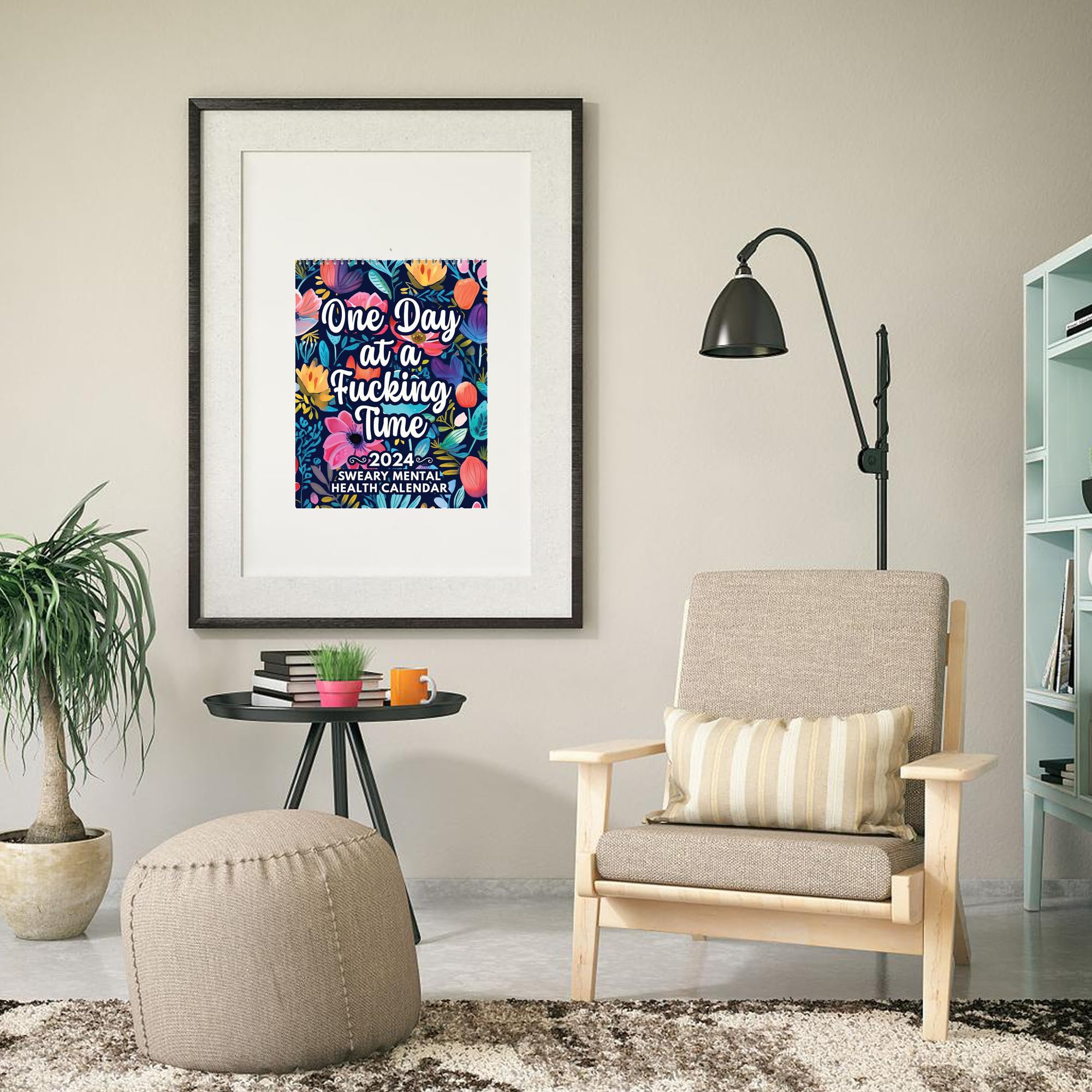 Snapklik.com : Mental Health Wall Calendar 2024, Funny Swear Calendar ...