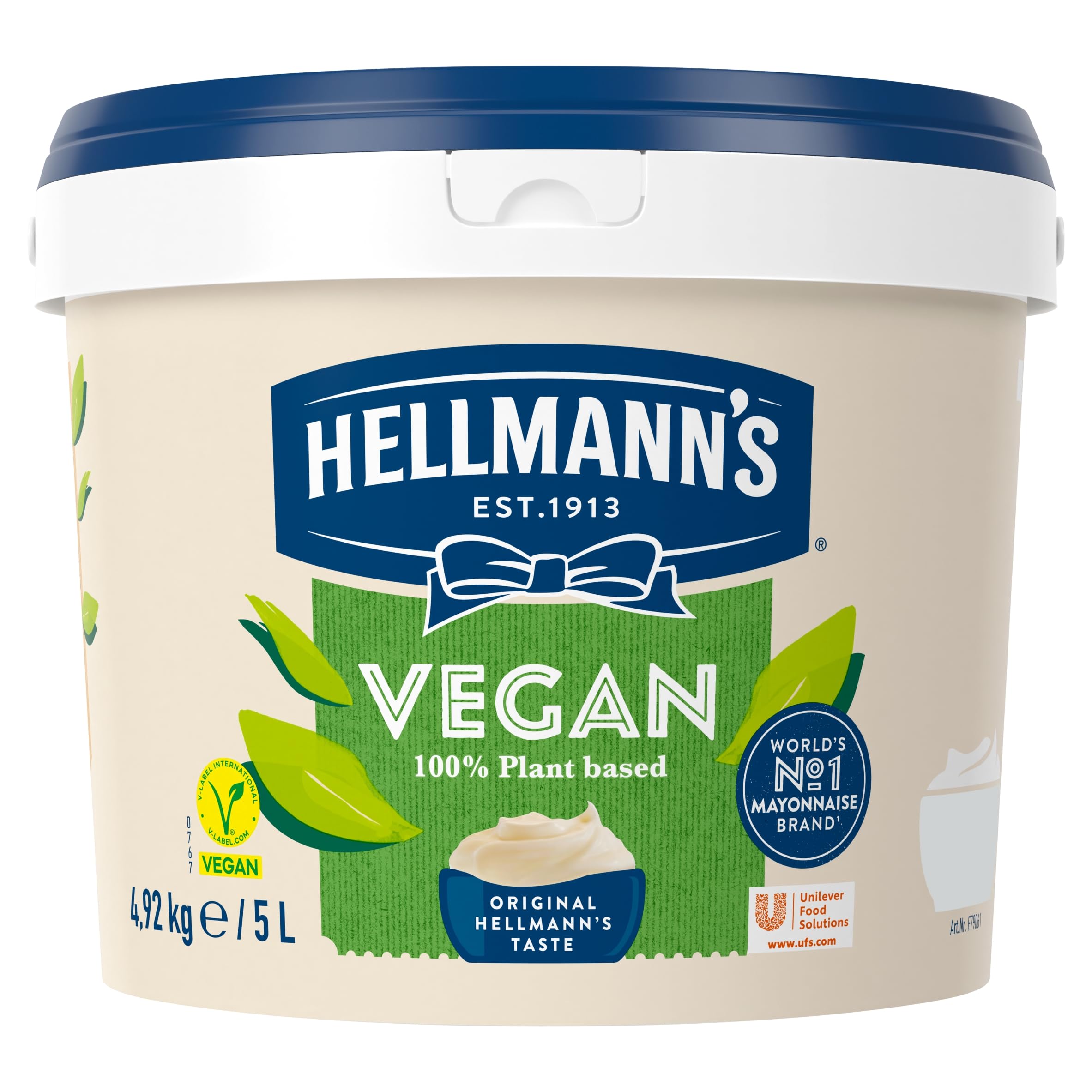 Hellmann's Vegan Mayonnaise 5L Bucket : Amazon.co.uk: Grocery
