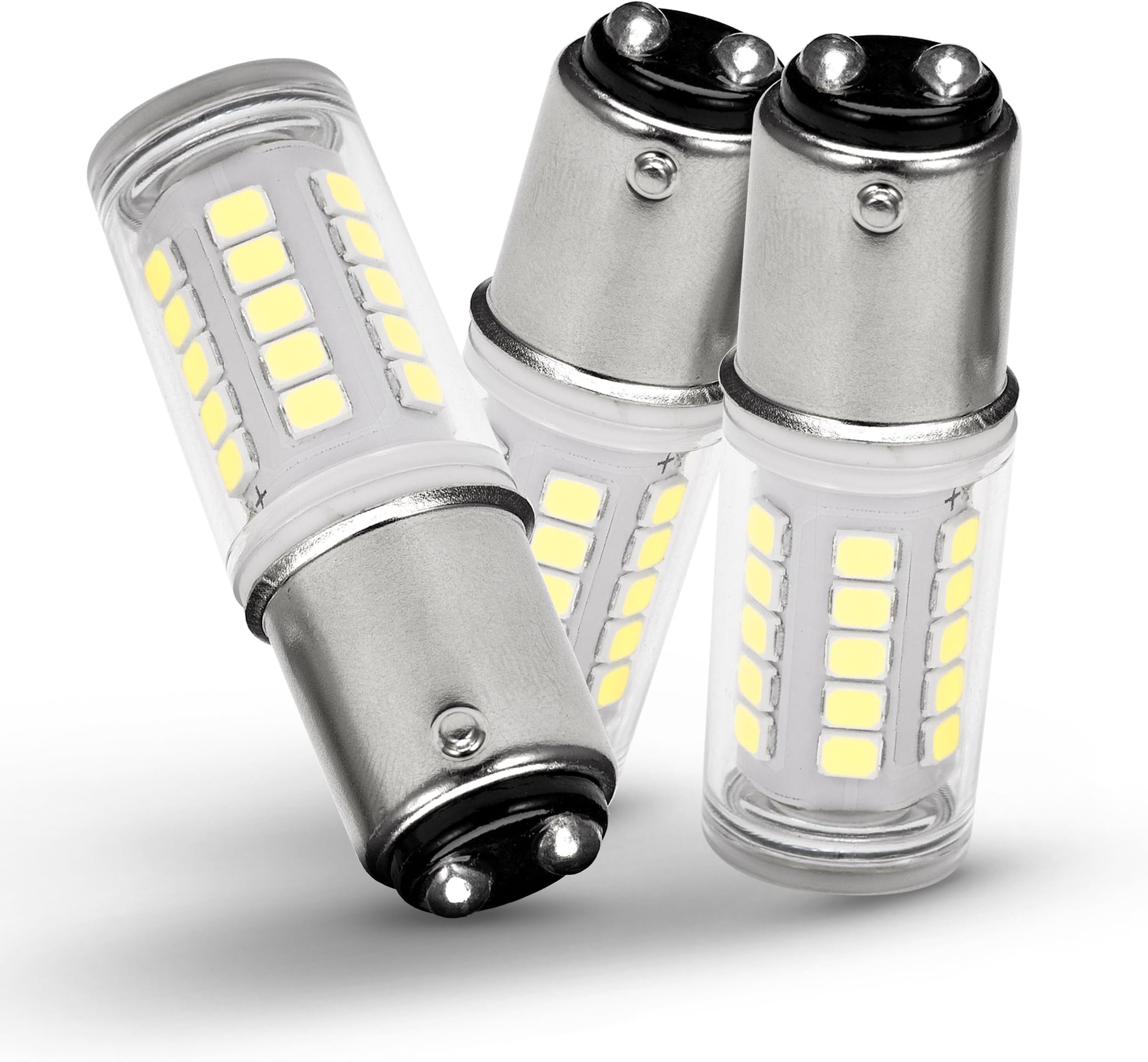 Amazon.com: Qoope 1076 LED Bulb for RV White 1142 1004 BA15D LED Bulb ...