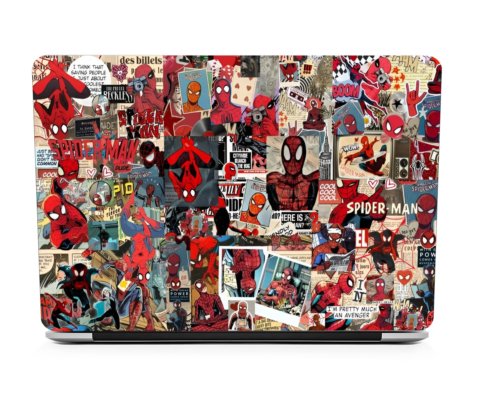 SANCTrix Spiderman Laptop Skin Stickers Glossy Decal with HD Quality ...
