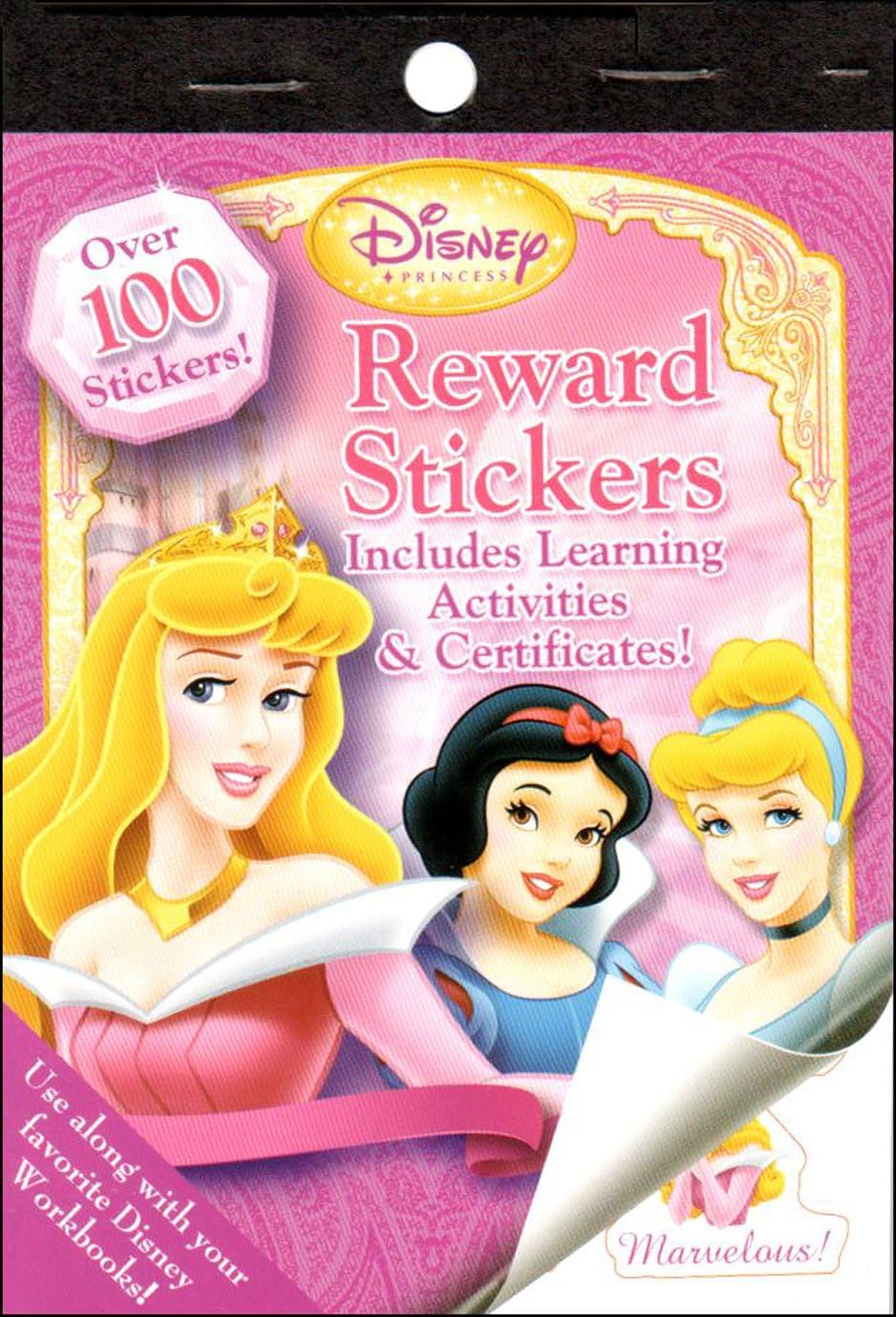 Disney Princess Reward Stickers Size 4 1/2" X 6 1/2" : Amazon.co.uk ...