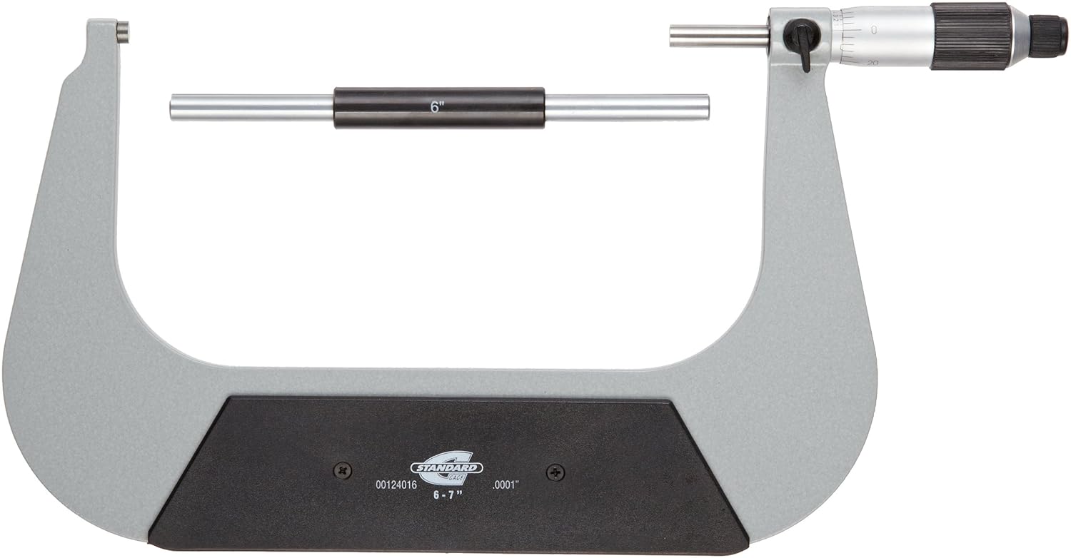 Standard Gage 00124010 Value Micrometer, 0-1" Range, 0.0001" Graduation ...