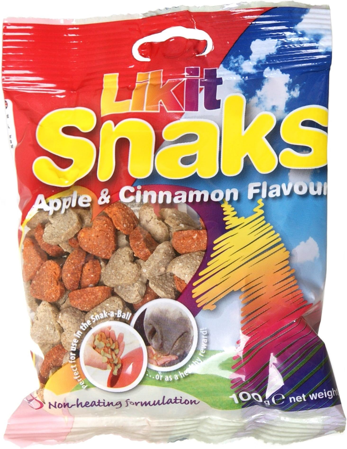 Likit Snaks: Apple and Cinnamon 100g : Amazon.co.uk: Pet Supplies