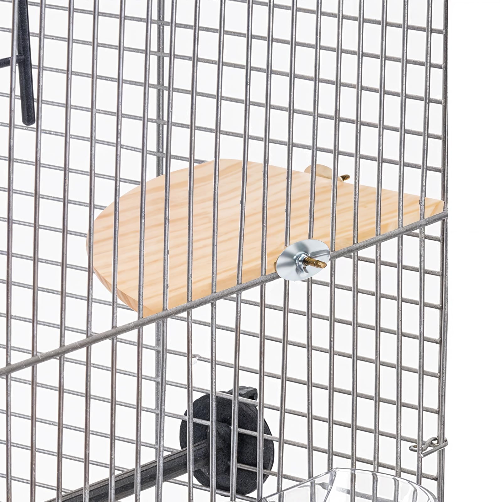 Snapklik.com : Bird Perch Platform Stand Wooden Parrot Perch Corner 5.9 ...