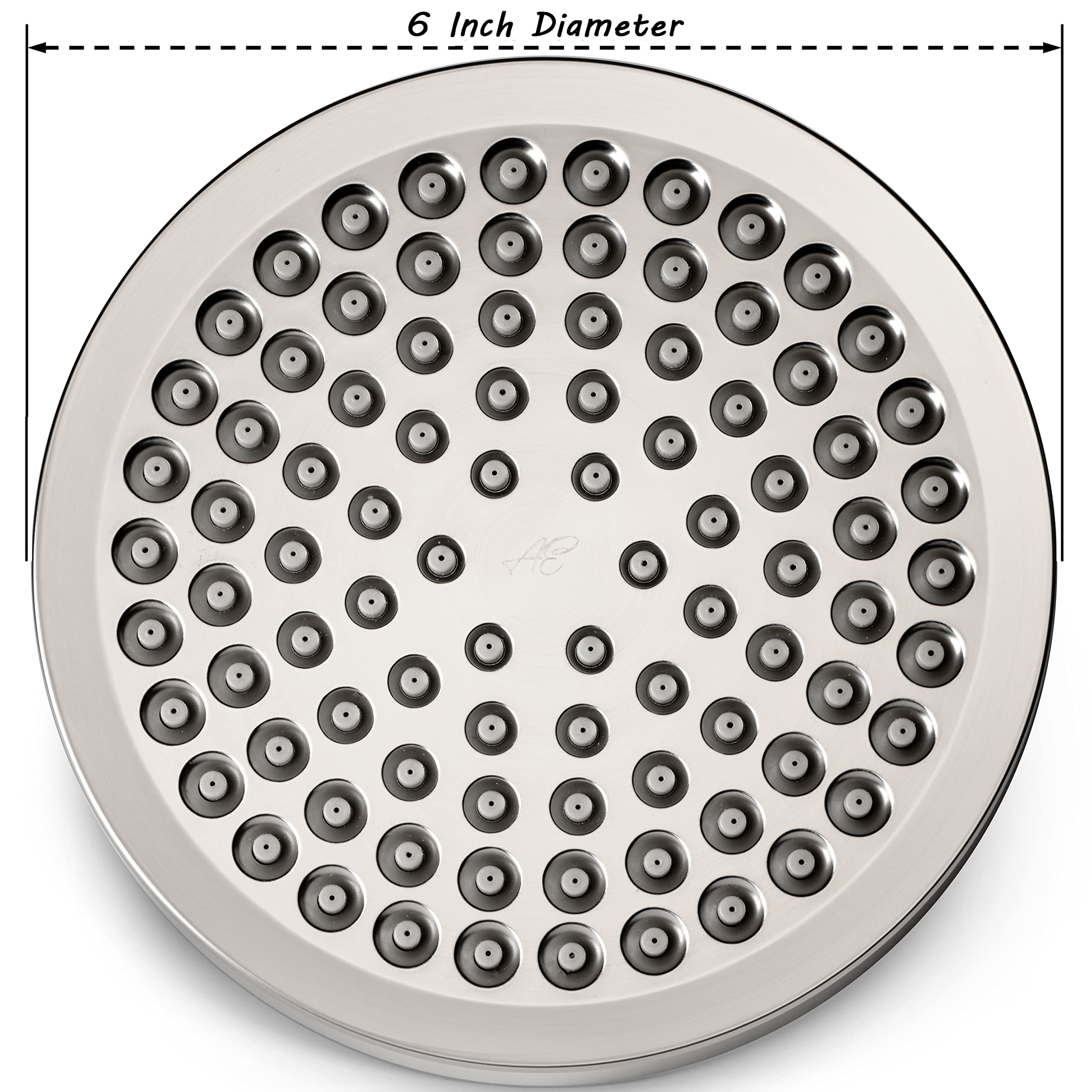 Snapklik.com : Aqua Elegante High Pressure Rain Shower Head - 6 Inch ...