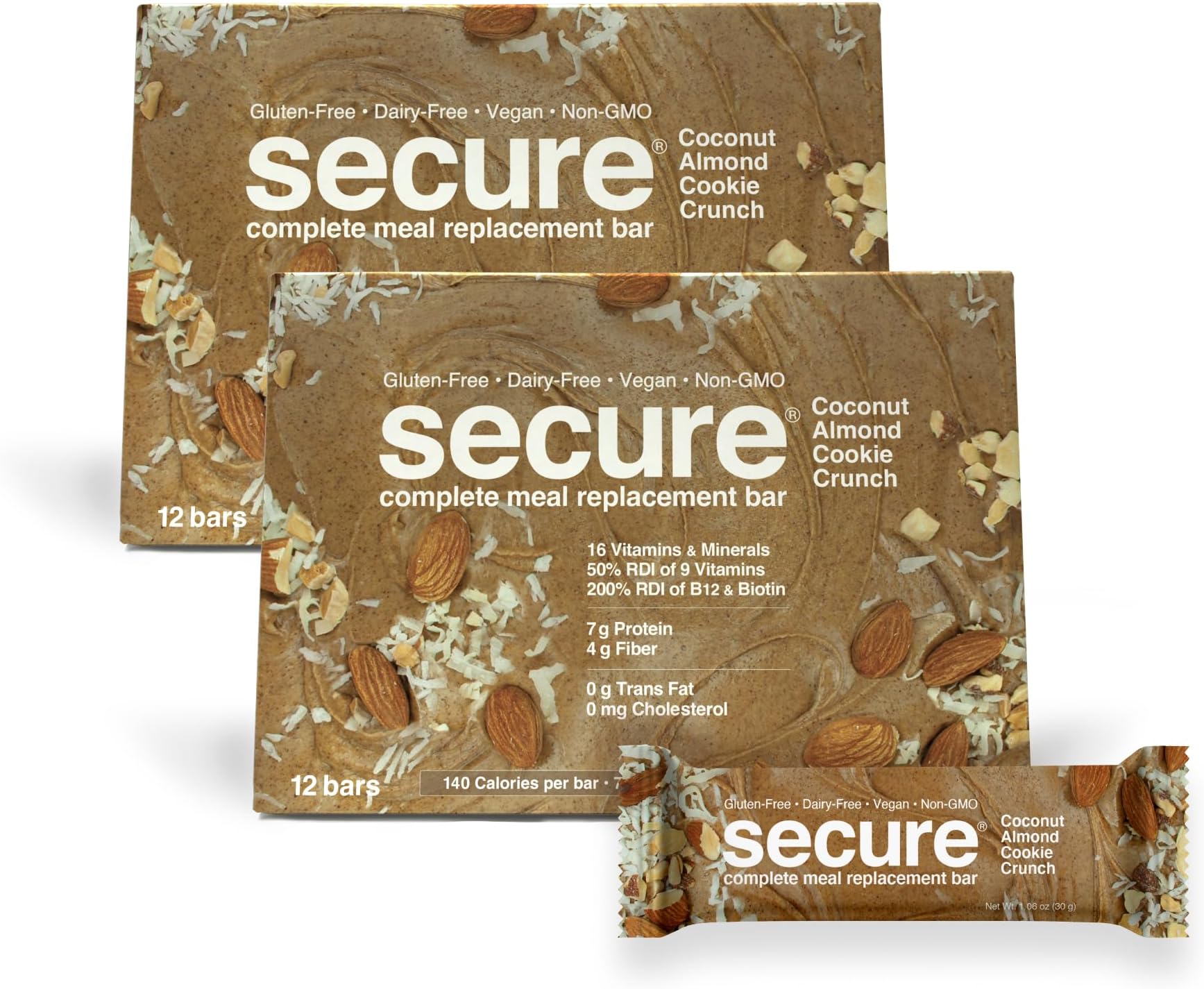 Amazon.com : ANDREW LESSMAN Secure Complete Meal Replacement Bars ...