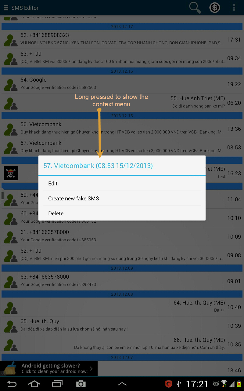 SMS Editor - App on Amazon Appstore