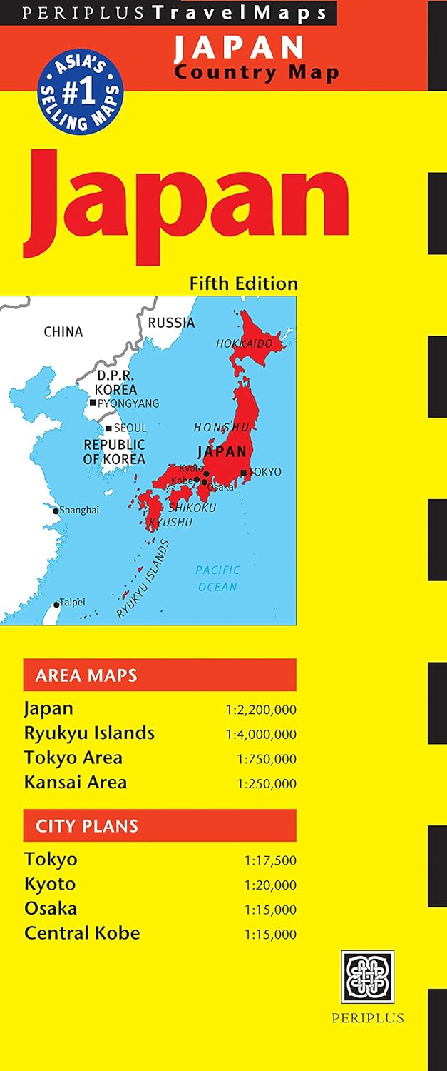 Japan Travel Map Fifth Edition (Periplus TravelMaps): Periplus Editions ...