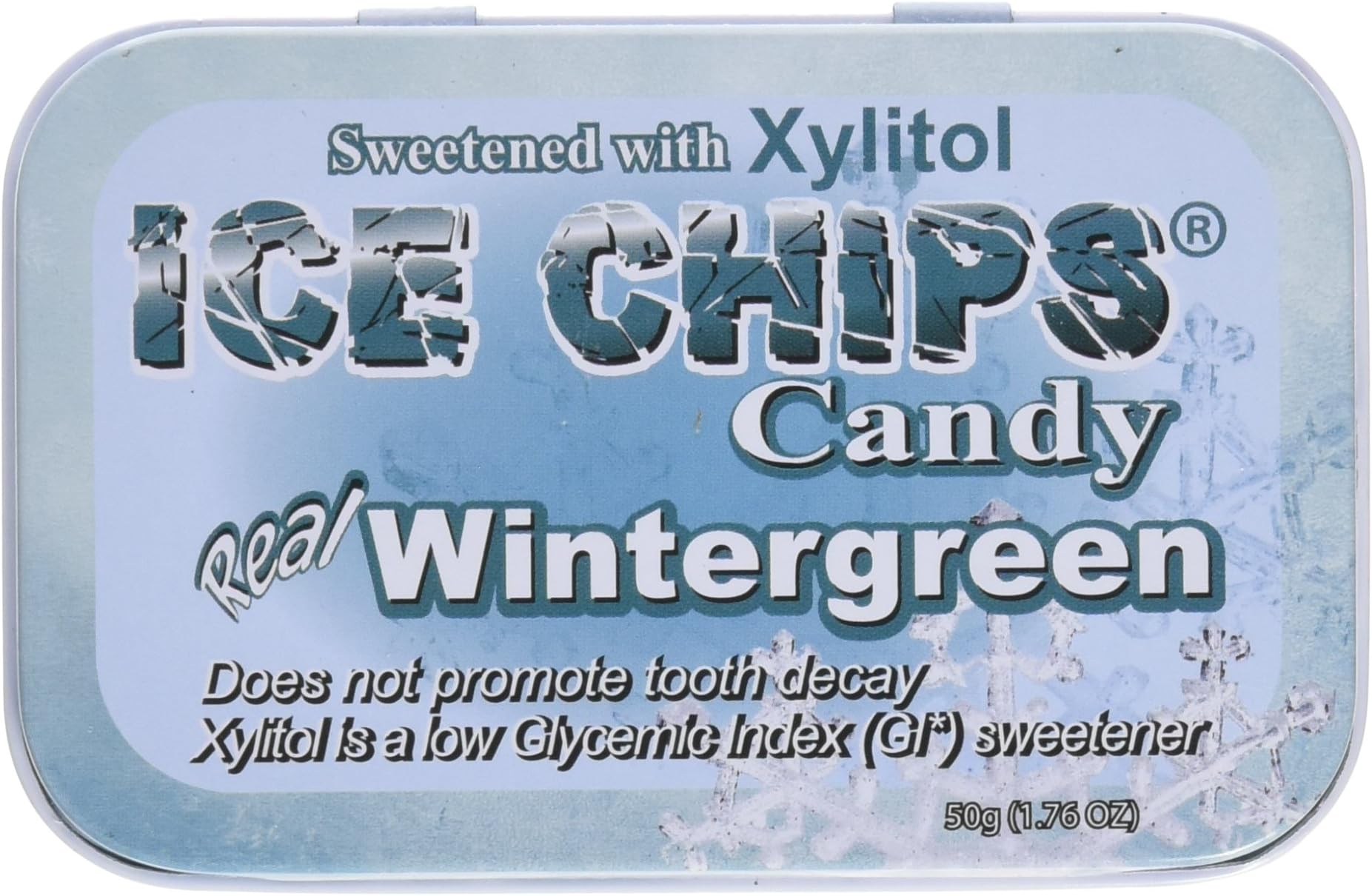 Amazon.com : ICE CHIPS Xylitol Candy Tins (Peppermint, 6 Pack ...