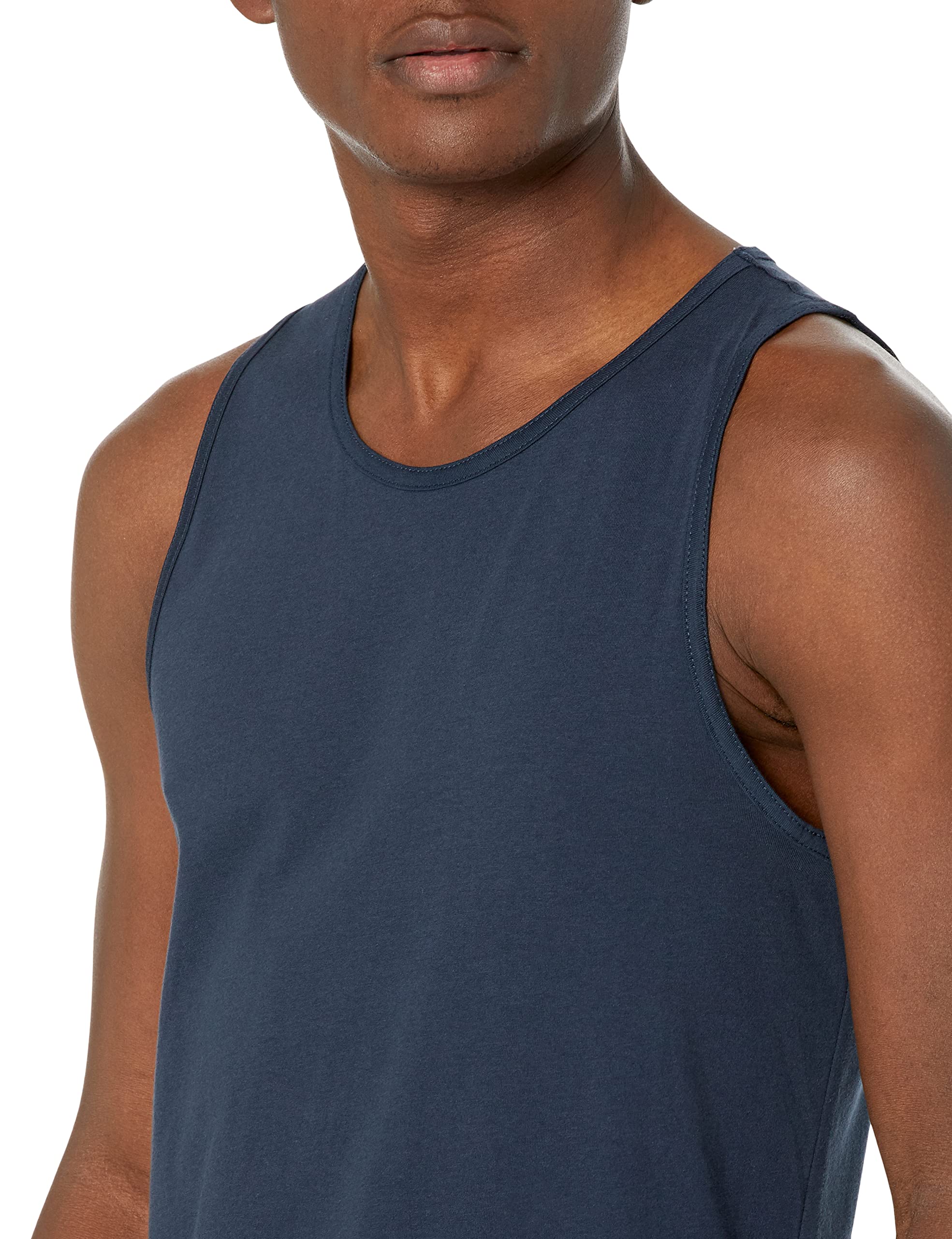 Amazon Essentials Men's Regular-Fit Tank Top, Navy, X-Large
