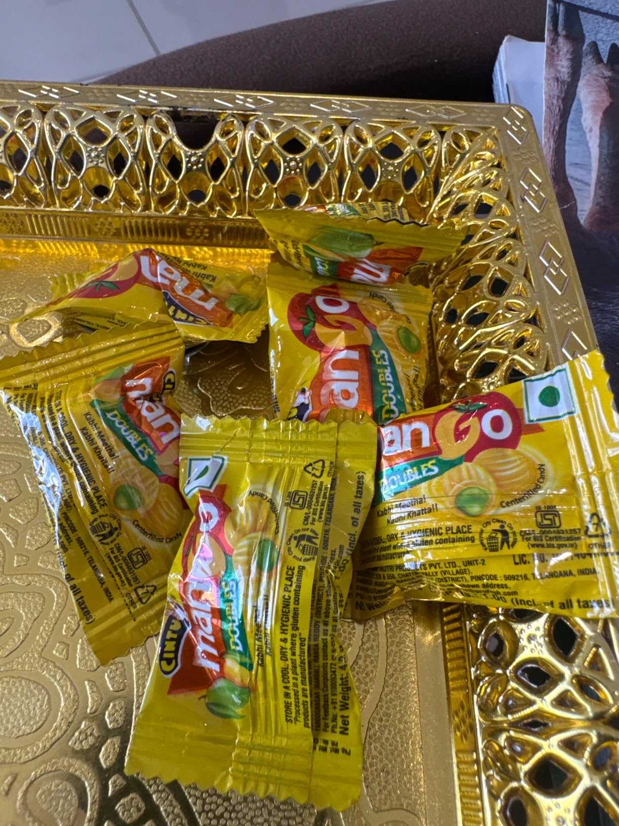 Sansik Cintu Mango Doubles Centerfilled Candy - Pack Of 2 X 150 Pieces ...