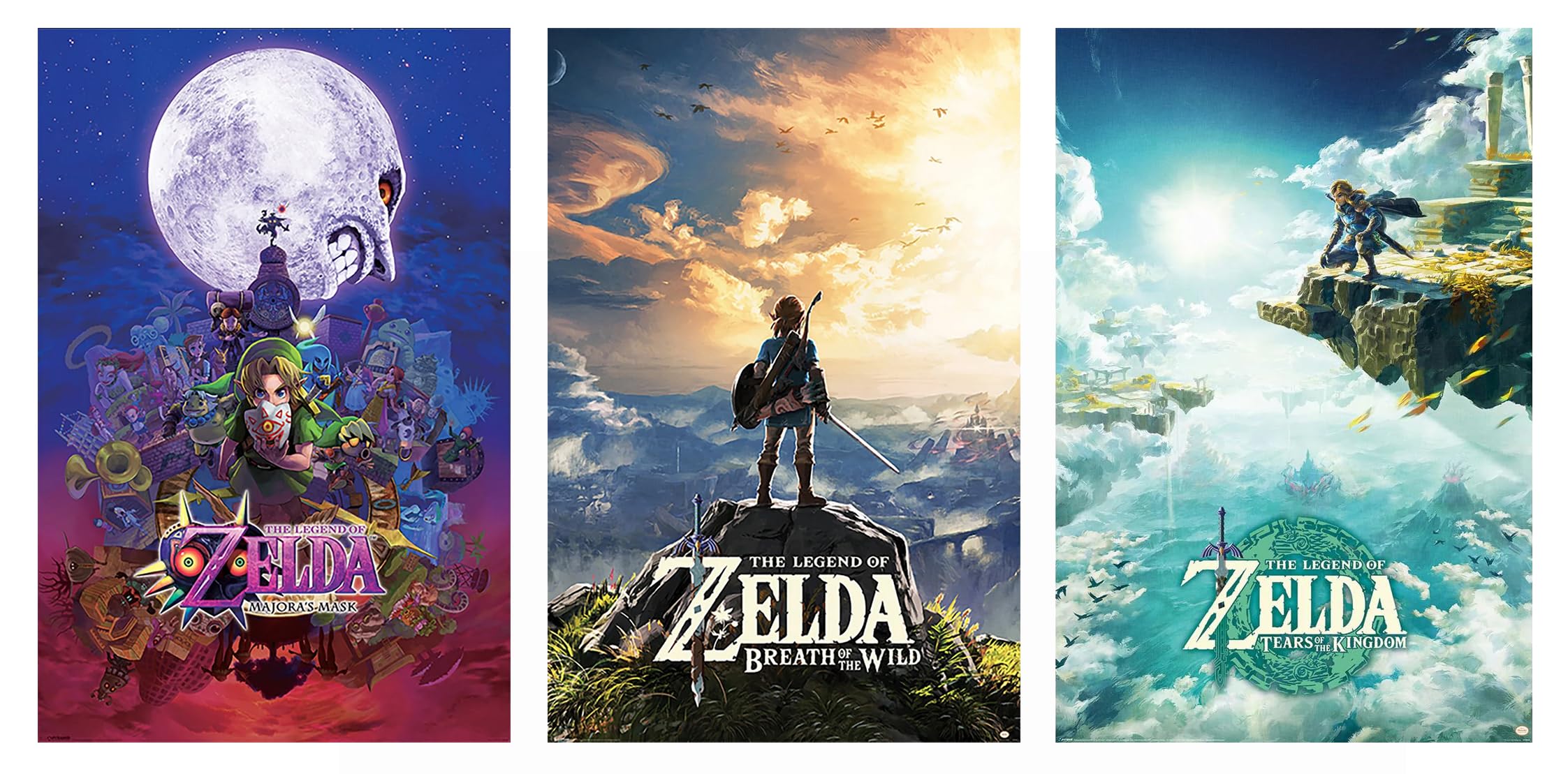 Amazon.com: The Legend Of Zelda - Gaming Poster Set (Breath Of The Wild ...