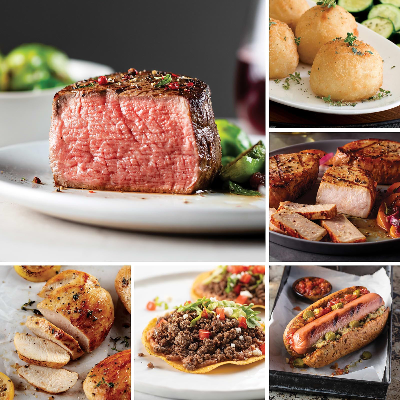 Buy Omaha Steaks Deluxe Filet Mignon Dinner (Butcher's Cut Filet ...