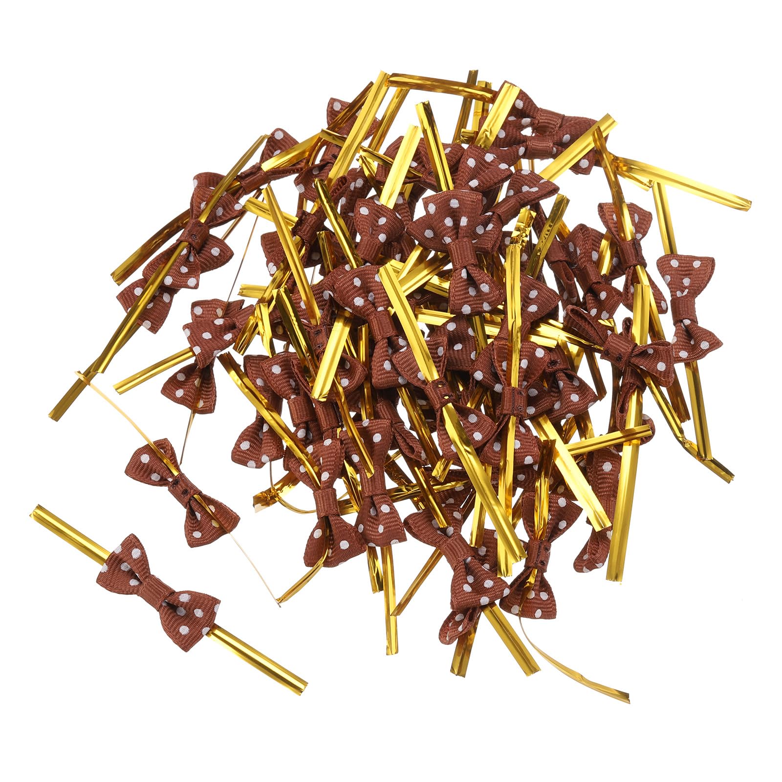 Amazon.com : MECCANIXITY 100Pcs Foil Twist Ties 3.1" Bread Ties ...